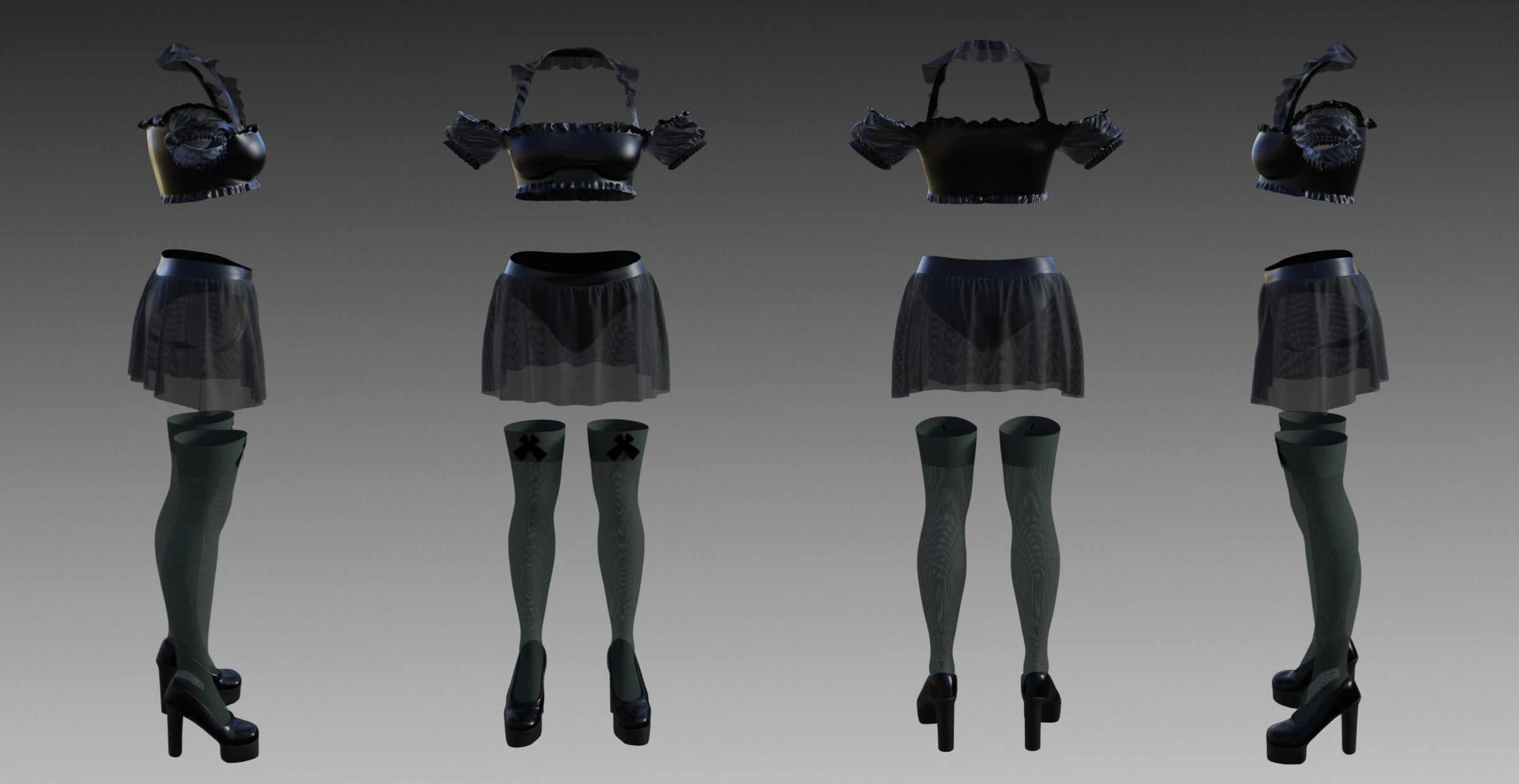 FG dForce Dream Girl Outfit for Genesis 9 | Daz 3D