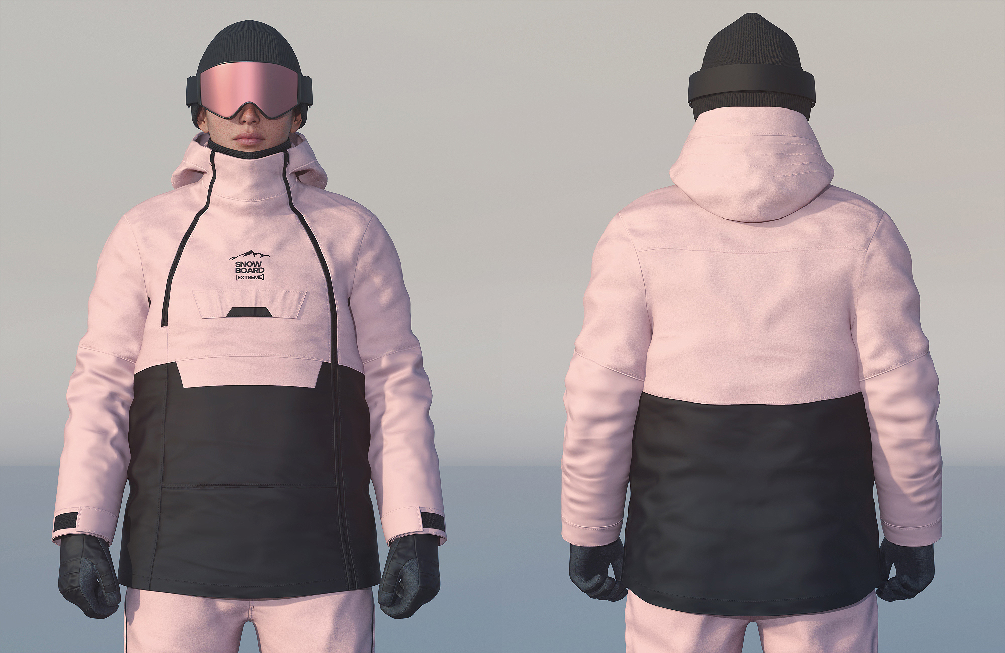 dForce Snowboard Outfit for Genesis 9 | Daz 3D