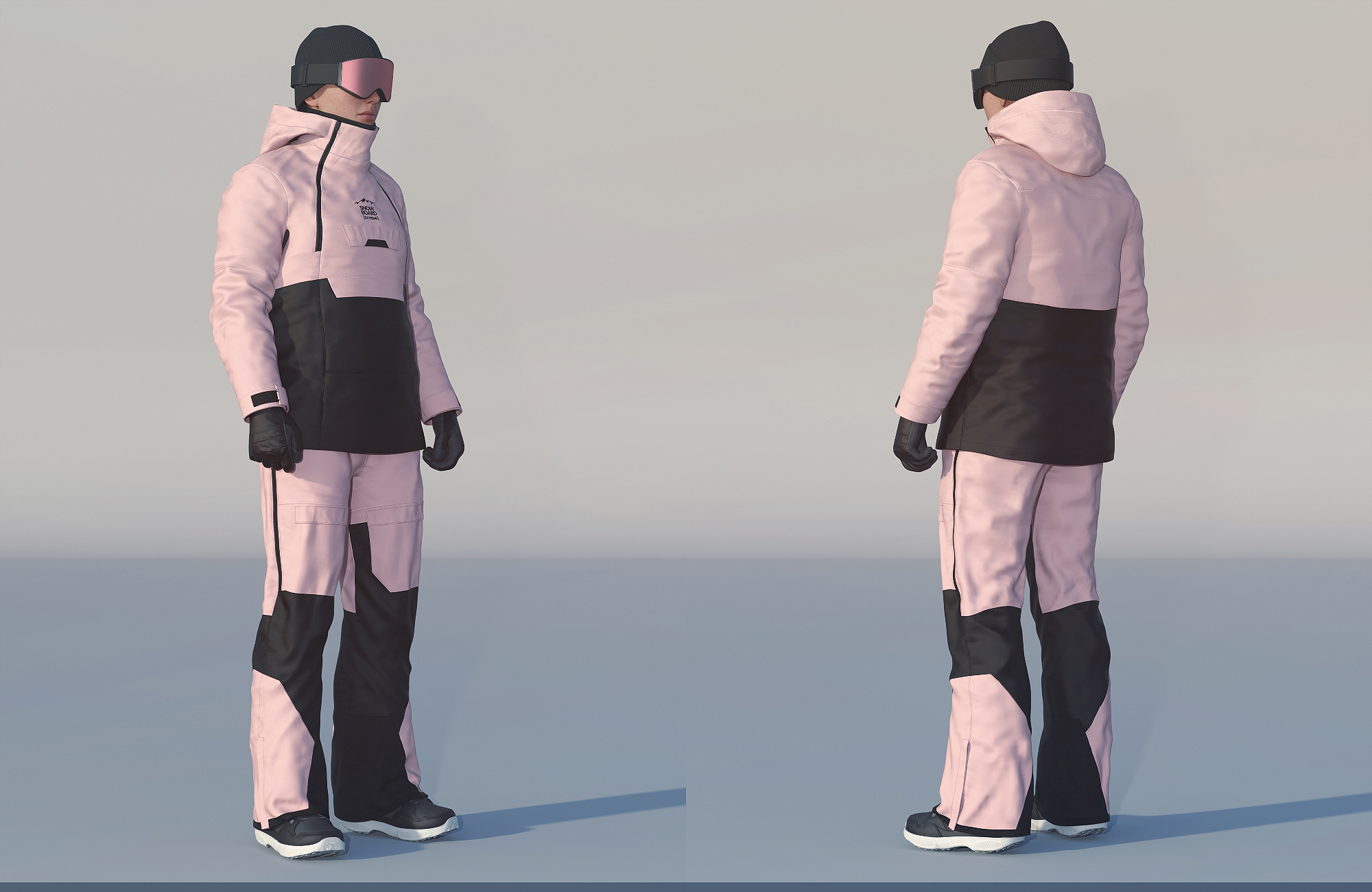 dForce Snowboard Outfit for Genesis 9 | Daz 3D