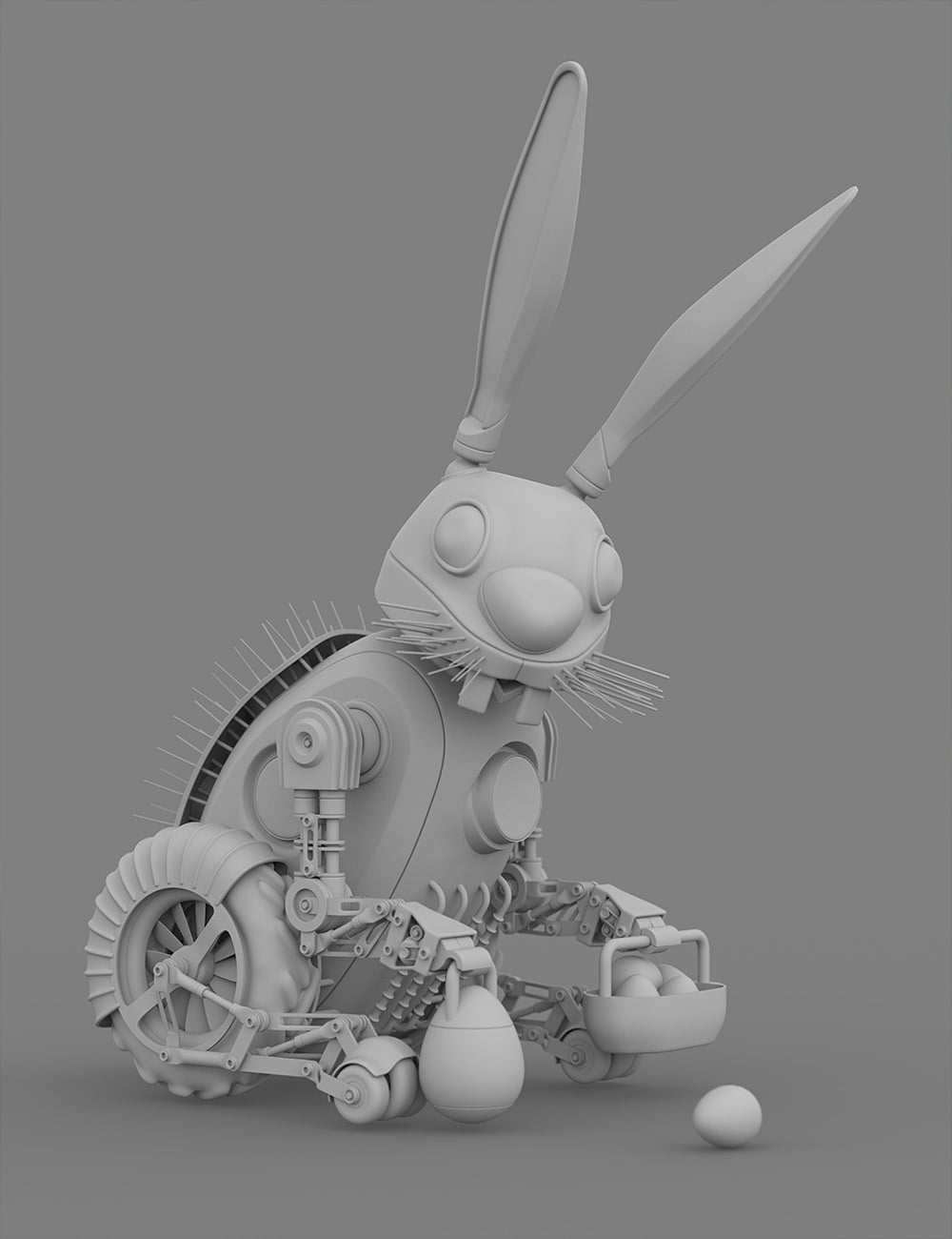 The Cog Regime Robo Bunny | Daz 3D