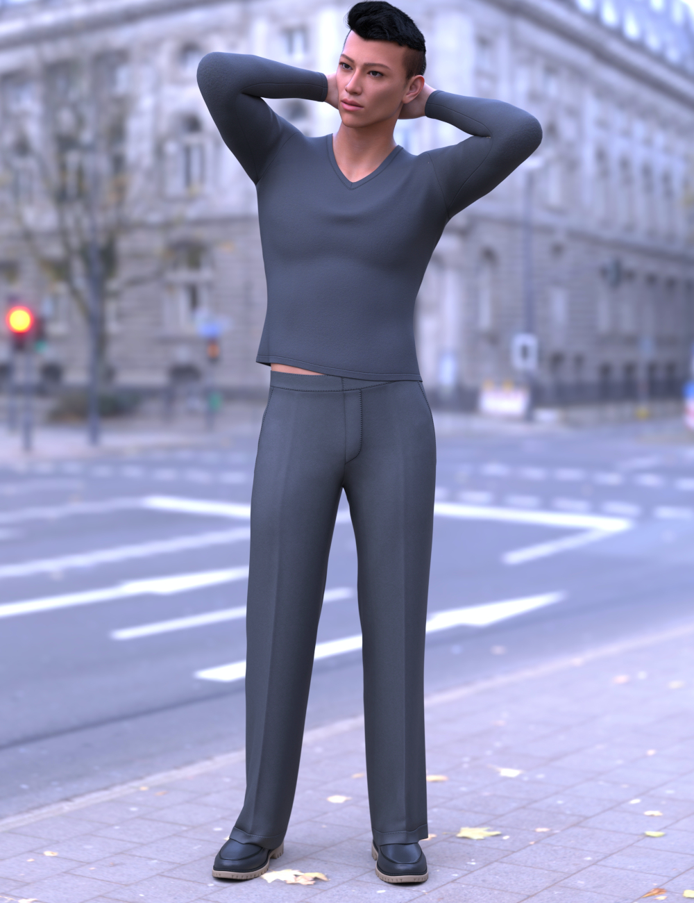 dForce LV Cozy Cardigan Outfit for Genesis 9 | Daz 3D