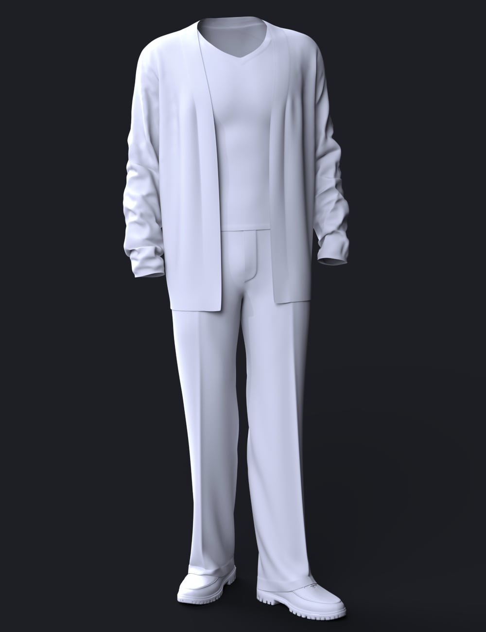 dForce LV Cozy Cardigan Outfit for Genesis 9 | Daz 3D