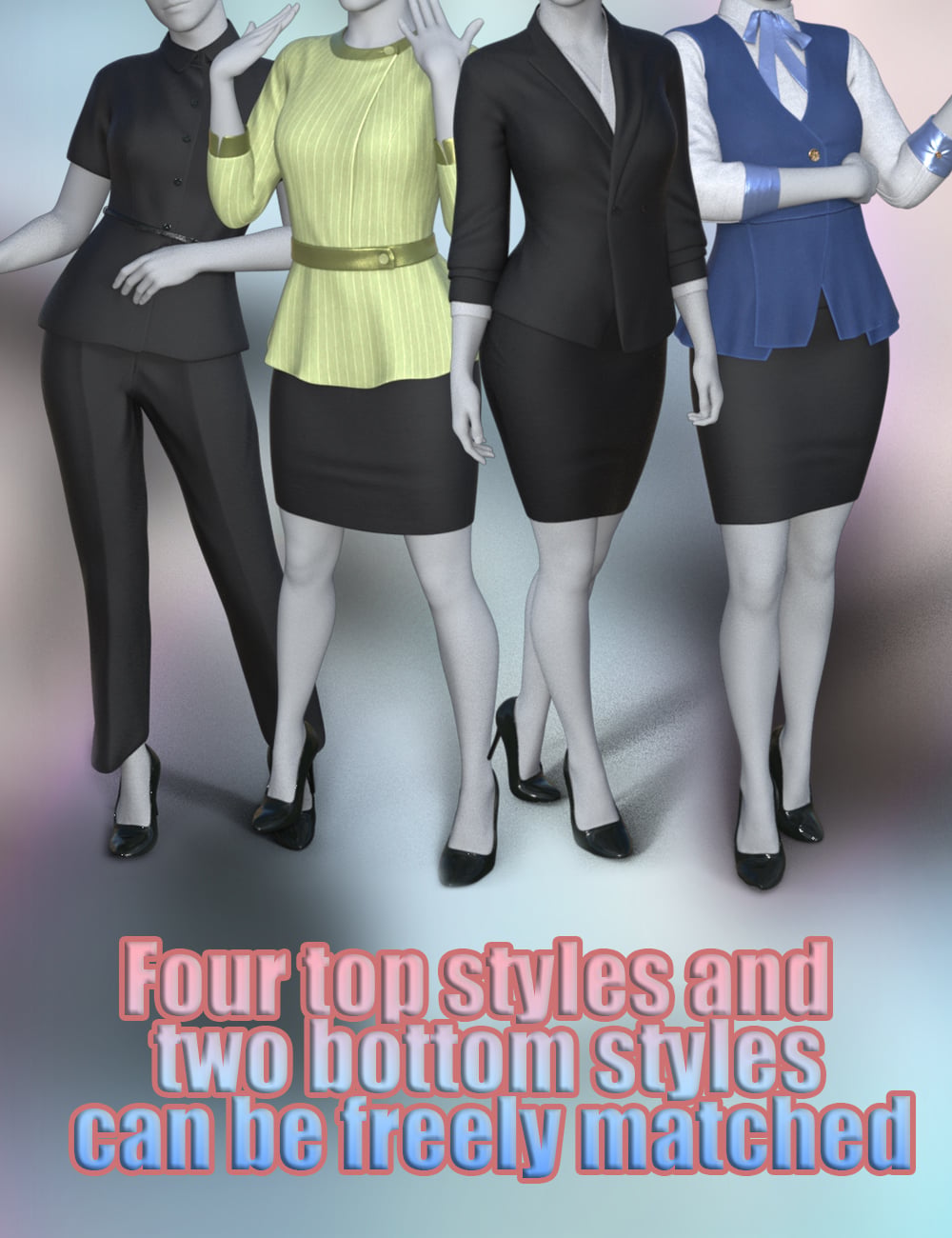 Collection of Bussiness Suits for Genesis 9 | Daz 3D