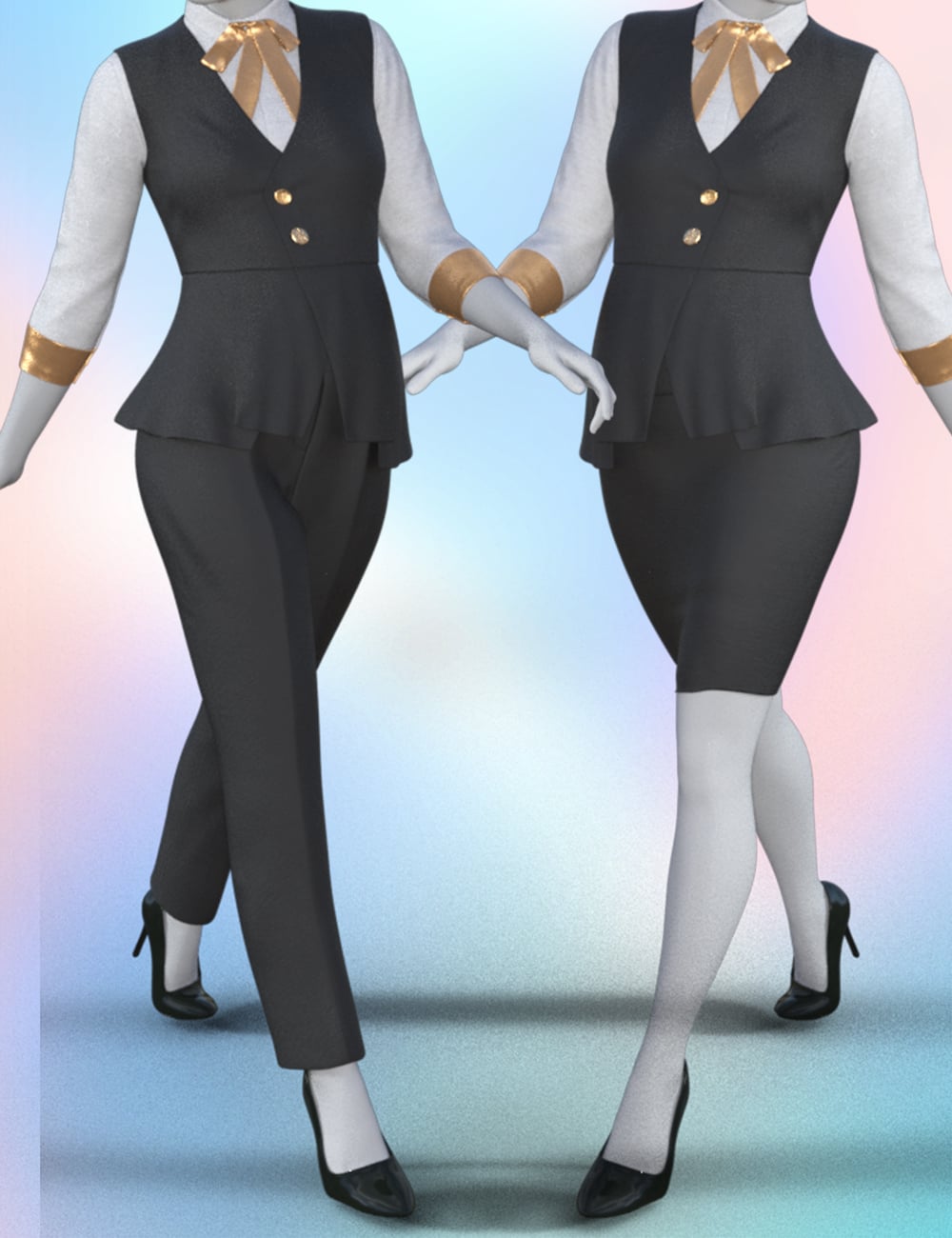 Collection of Bussiness Suits for Genesis 9 | Daz 3D