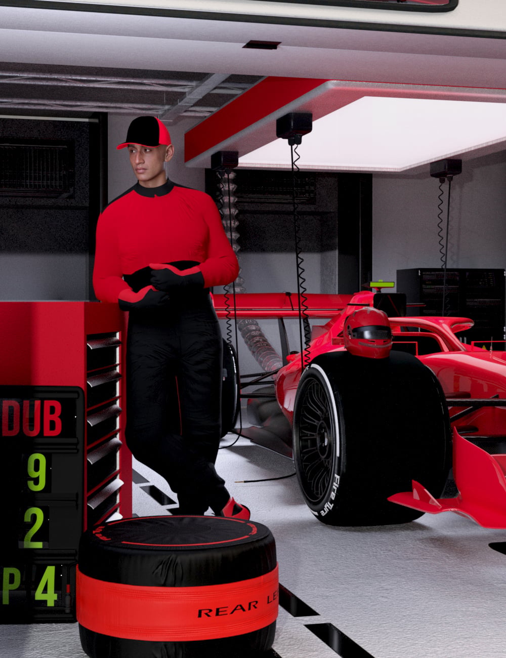 Racing Concept Car Bundle | Daz 3D