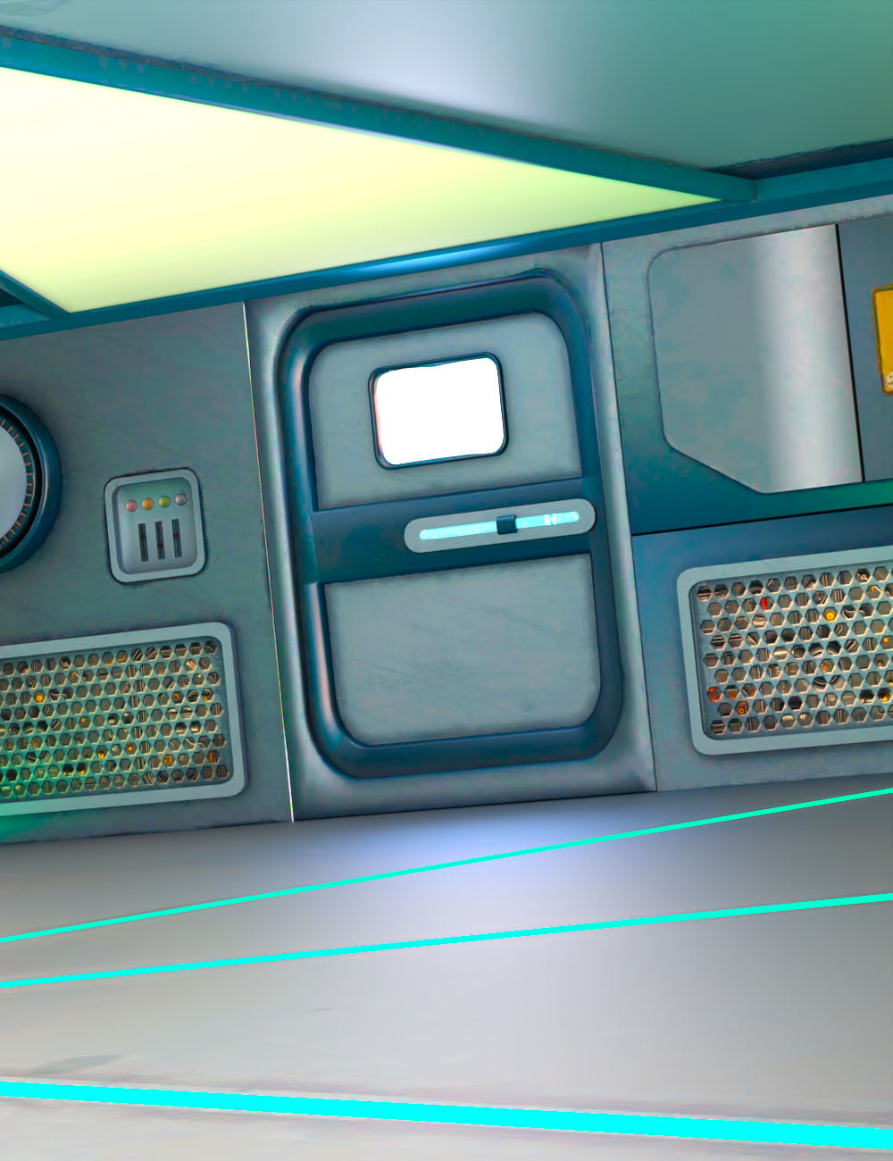 Cryo-Vault: HS-2000 Command Center | Daz 3D