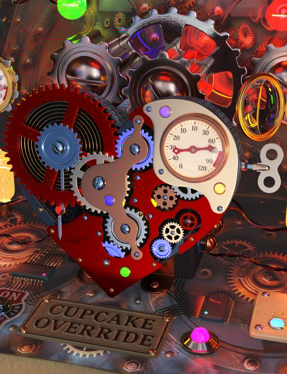 Tinheart Clockwork Set for Genesis 9 | Daz 3D