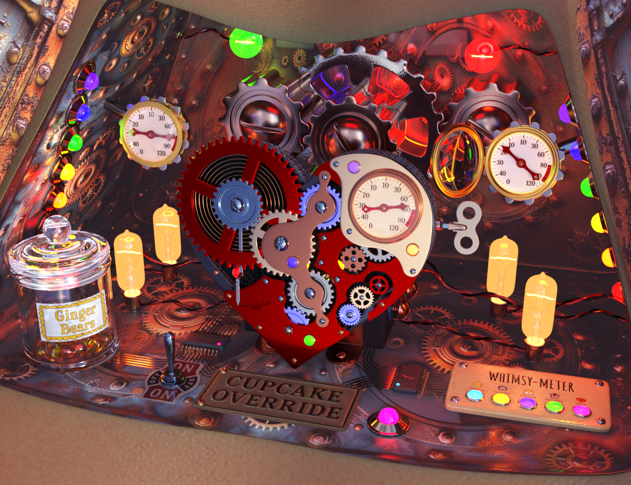 Tinheart Clockwork Set for Genesis 9 | Daz 3D