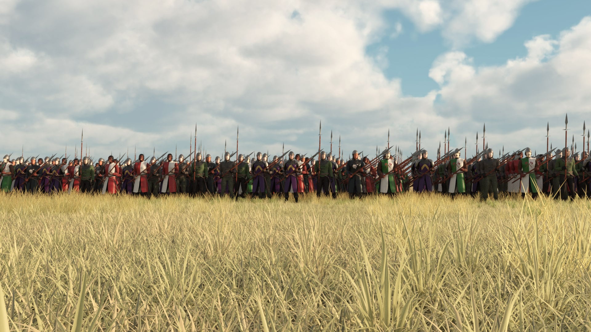 LowPoly Crowd Creator Expansion: Medieval Army | Daz 3D