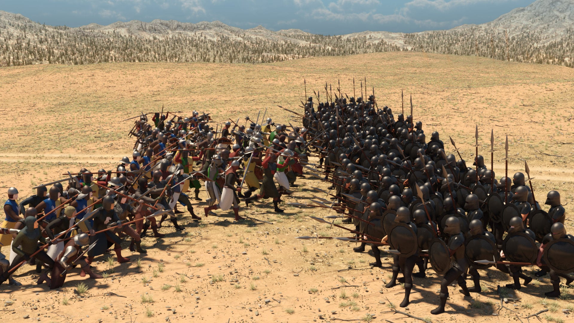 LowPoly Crowd Creator Expansion: Medieval Army | Daz 3D