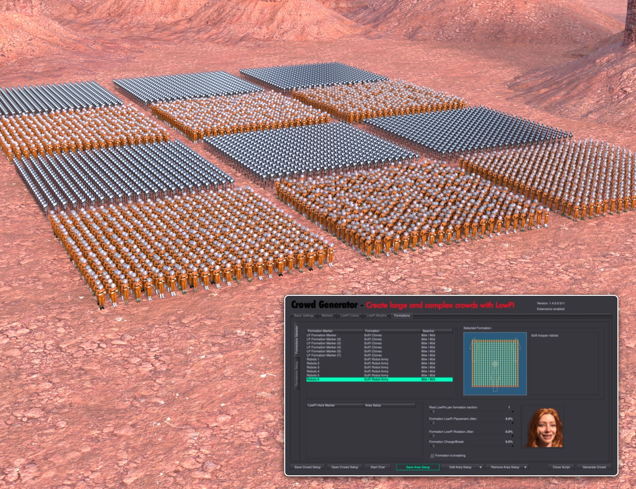 LowPi Formations Extension | Daz 3D