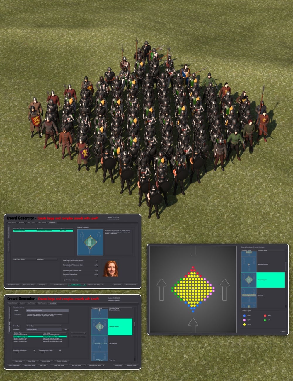 LowPi Formations Extension | Daz 3D