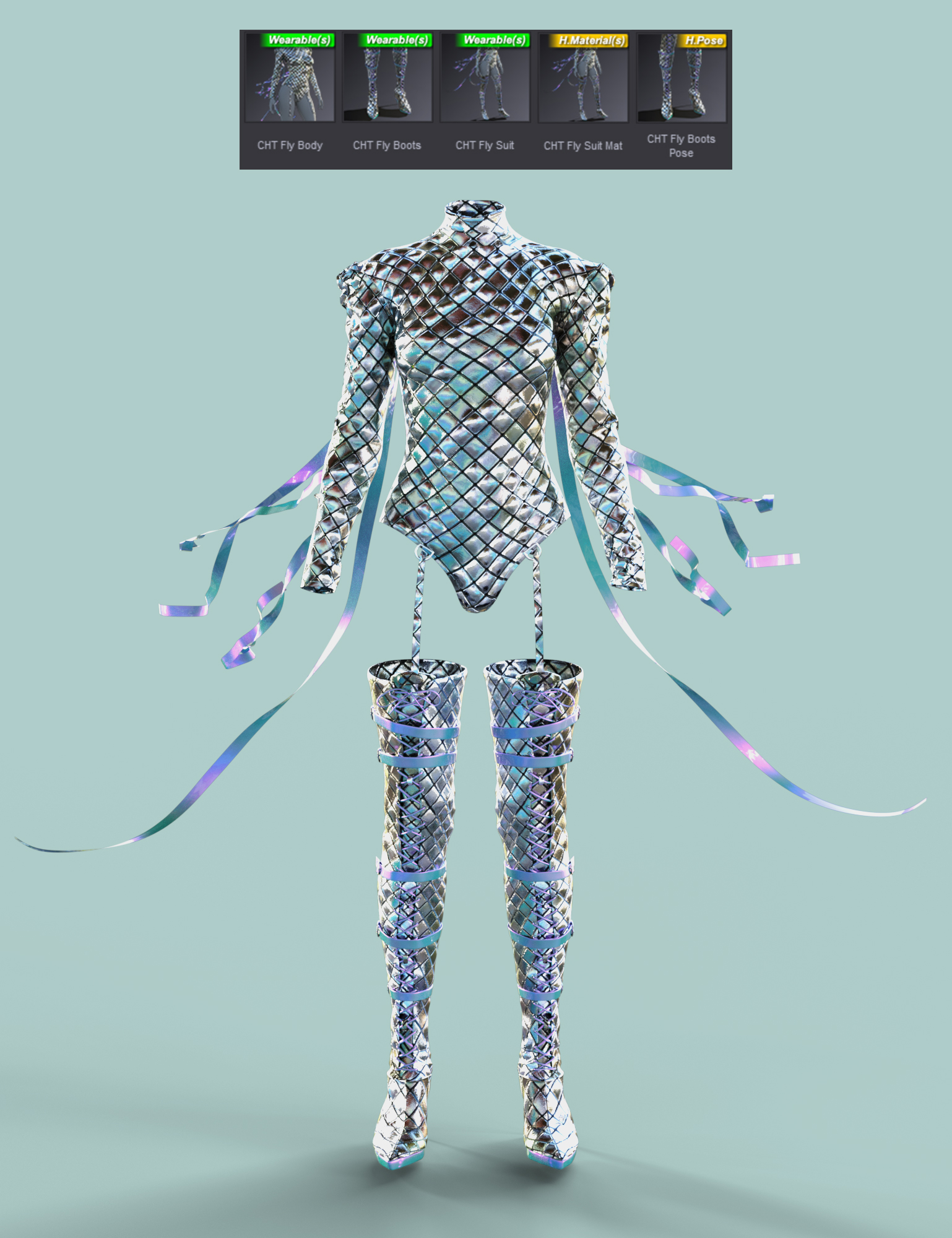 dForce Fly Body for Genesis 9 | Daz 3D