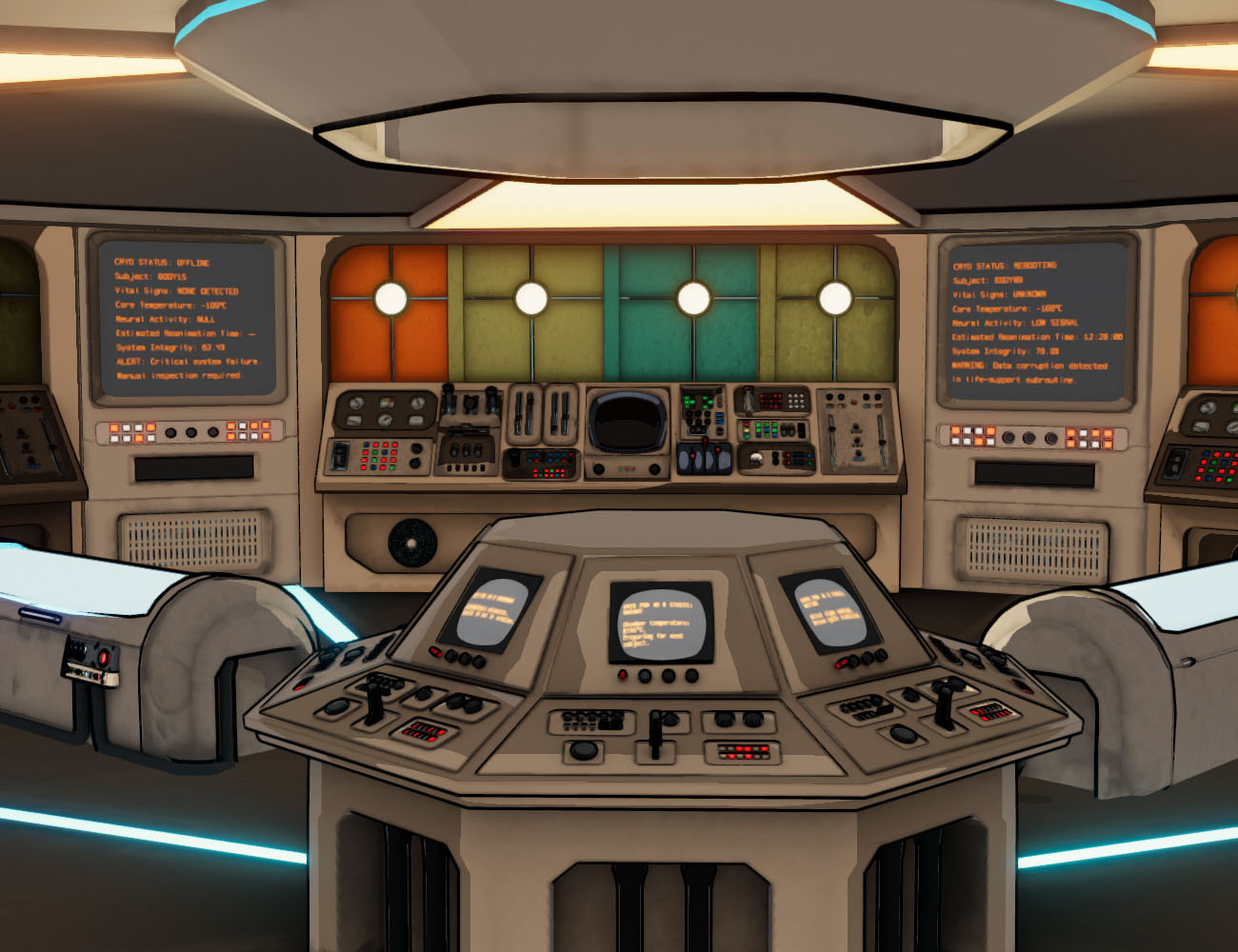 Cryo-Vault: HS-2000 Command Center Filatoon | Daz 3D