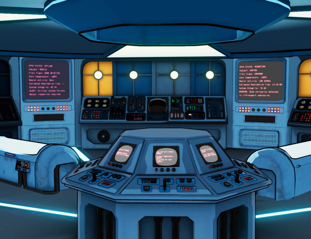 Cryo-Vault: HS-2000 Command Center Filatoon | Daz 3D