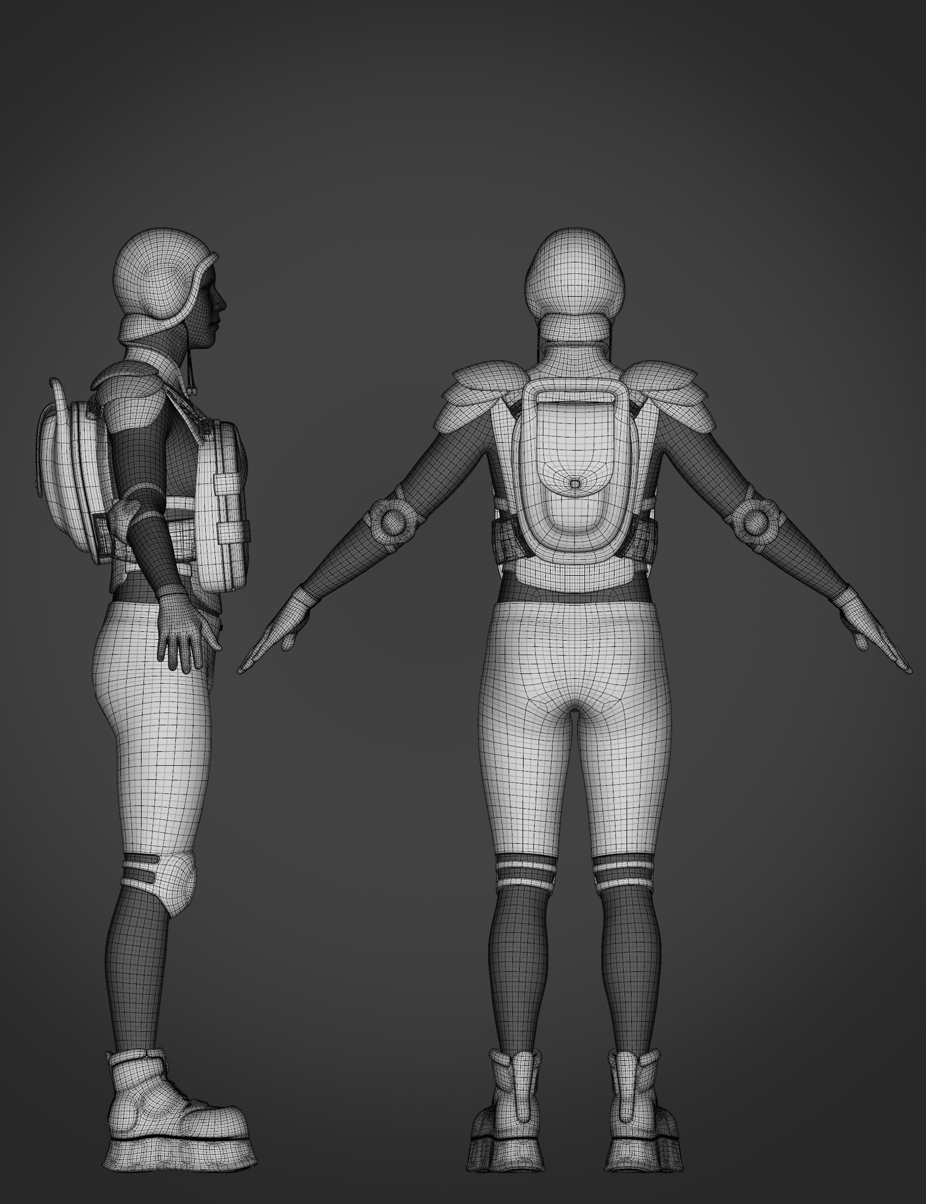 dForce CMKD Technic Outfit for Genesis 9 | Daz 3D