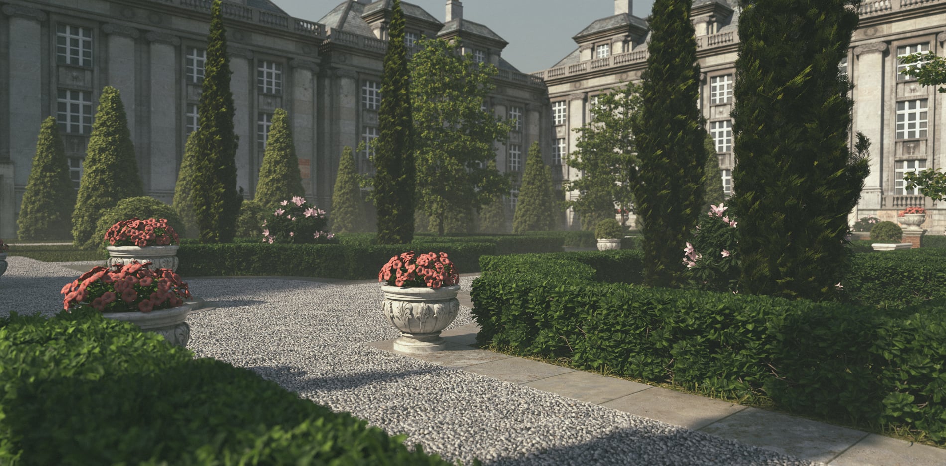 The Classical Gardens | Daz 3D