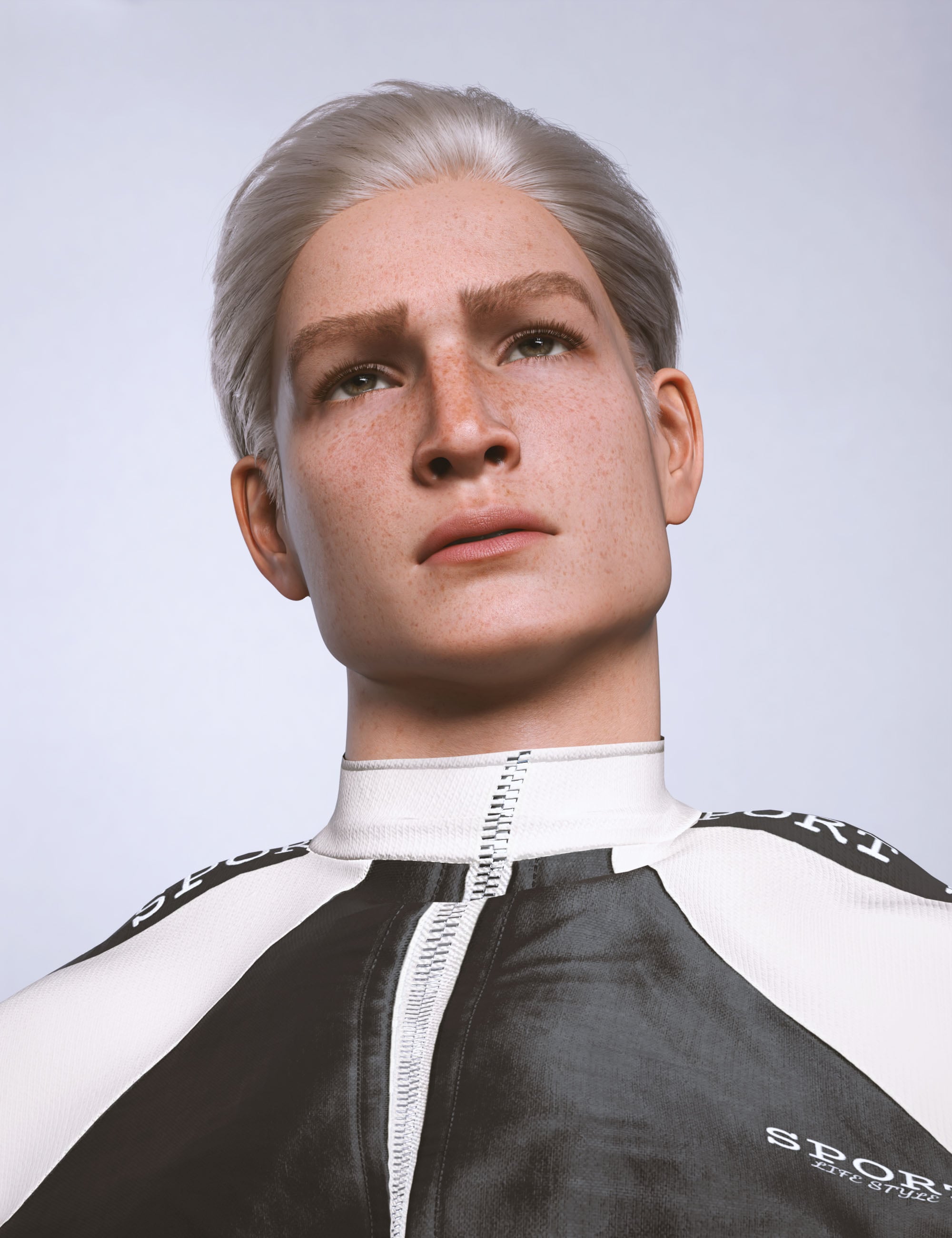 AK Feathered Hair for Genesis 9 ⋆ Freebies Daz 3D