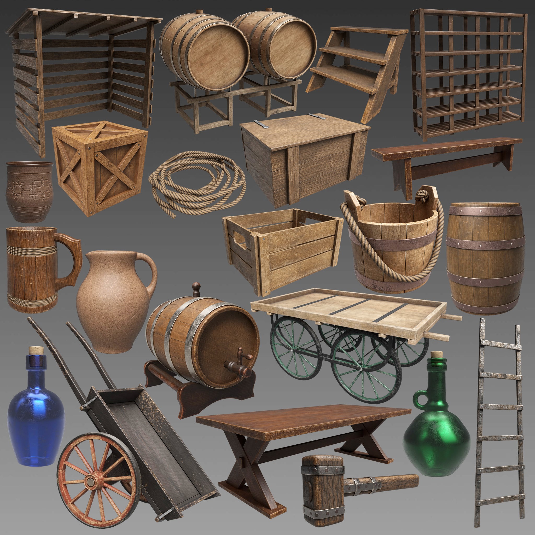 FG Medieval Style Pack 1 | Daz 3D