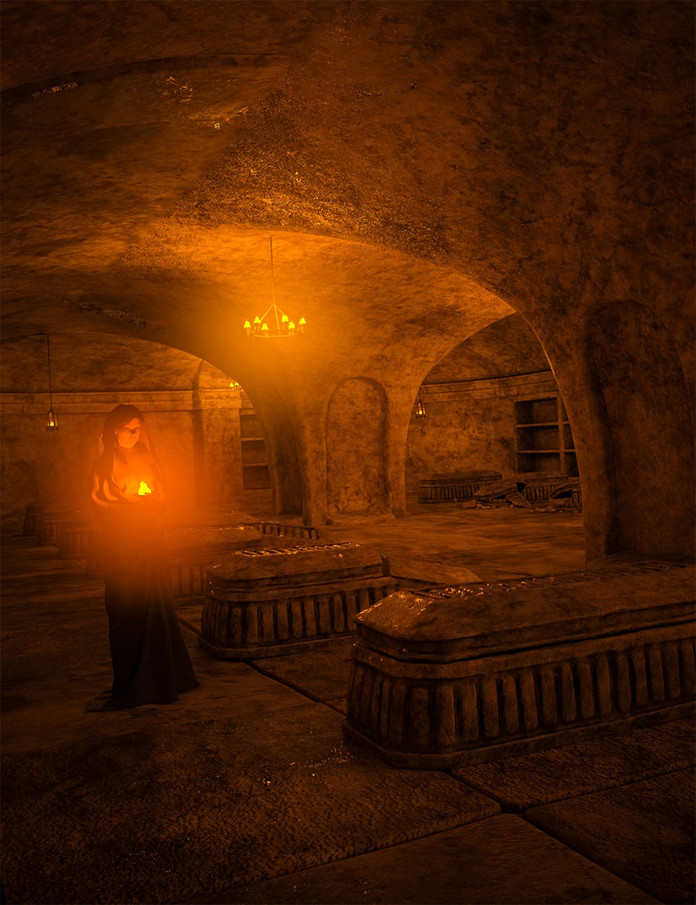 The Crypt of Pralleus Remastered | Daz 3D