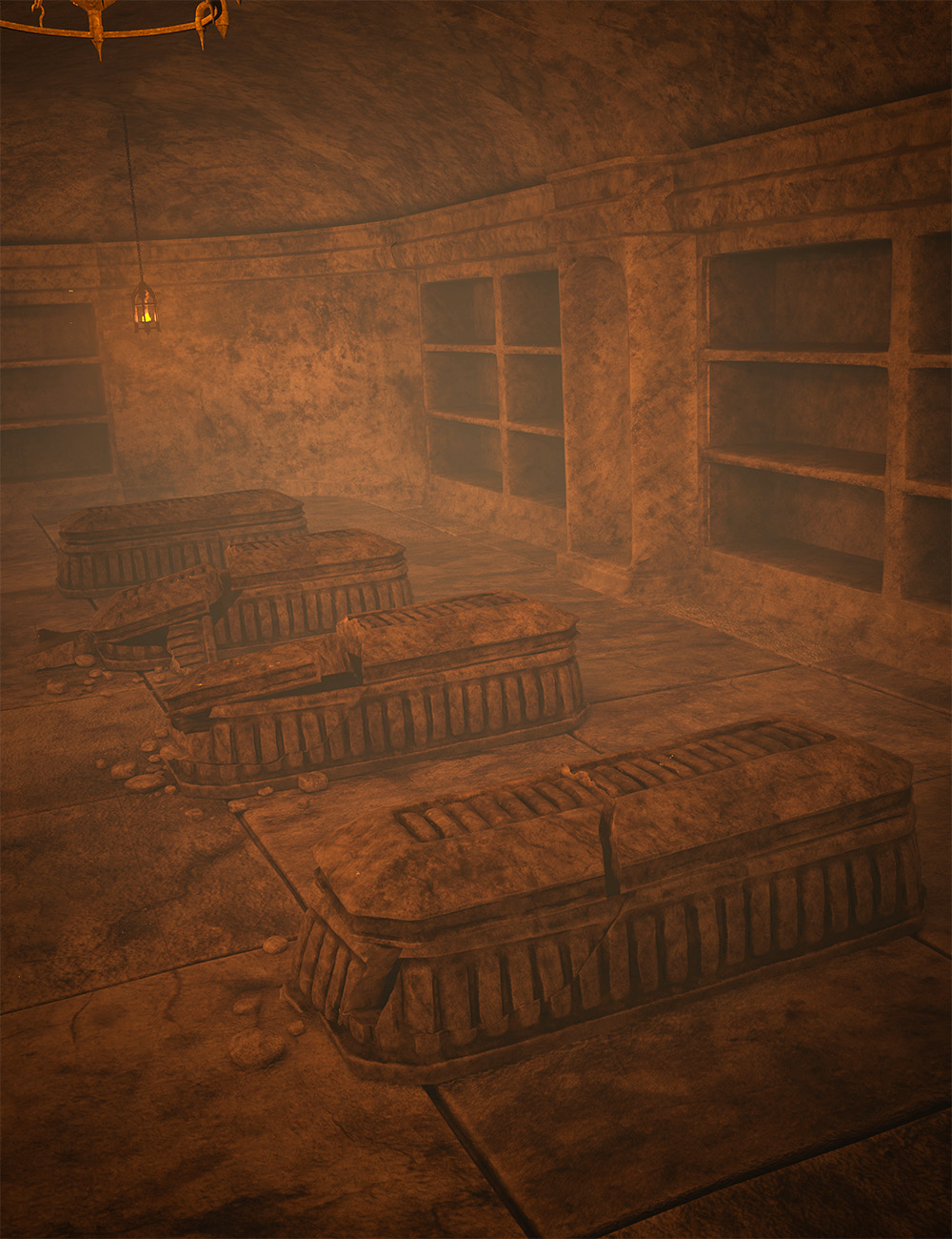 The Crypt of Pralleus Remastered | Daz 3D