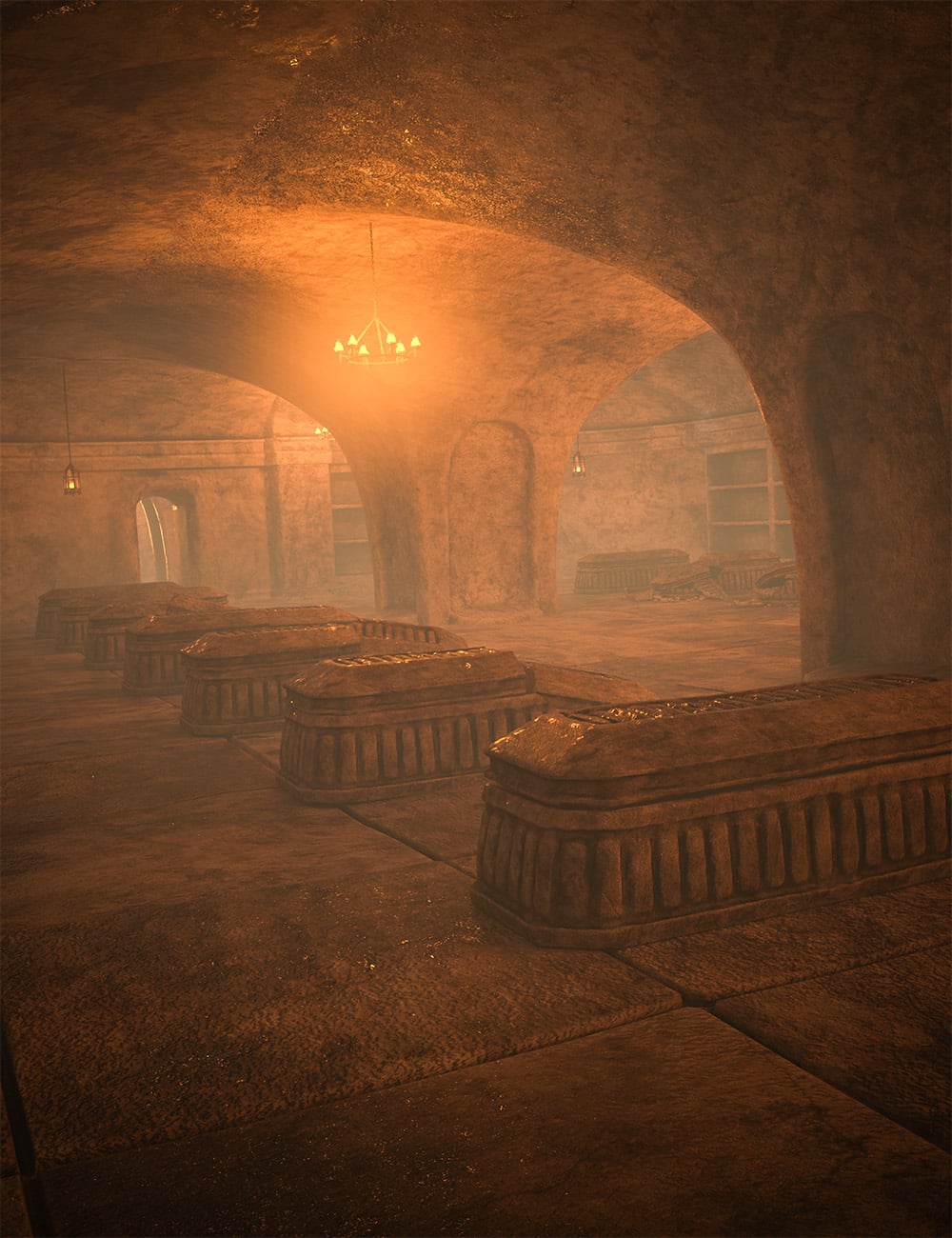 The Crypt of Pralleus Remastered | Daz 3D