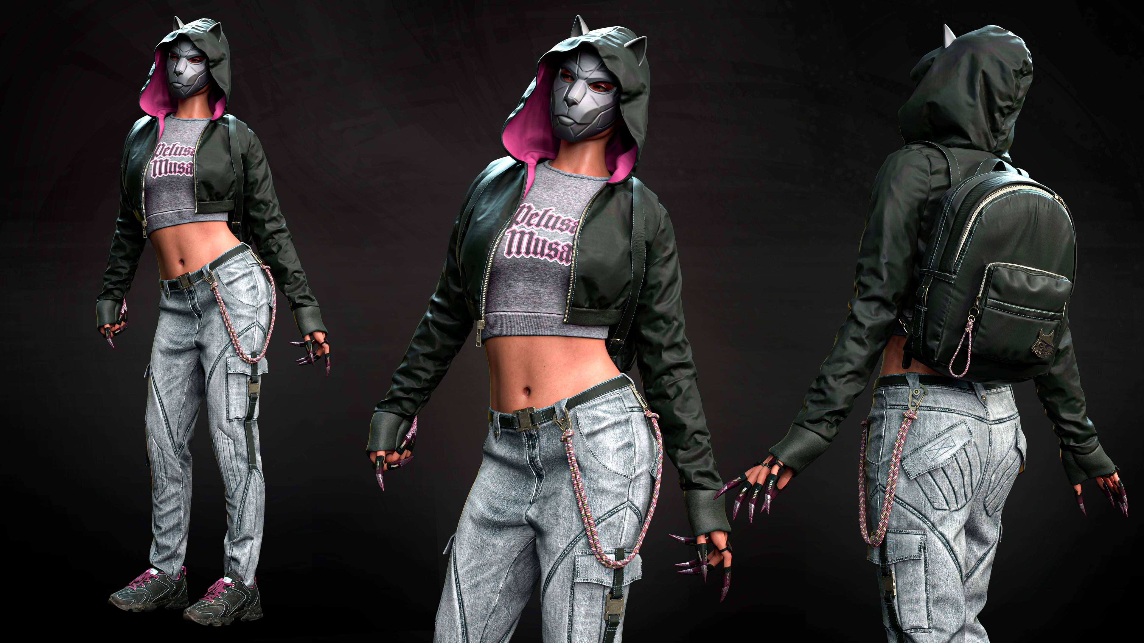 MiXu Paws HD Outfit for Genesis 9 | Daz 3D