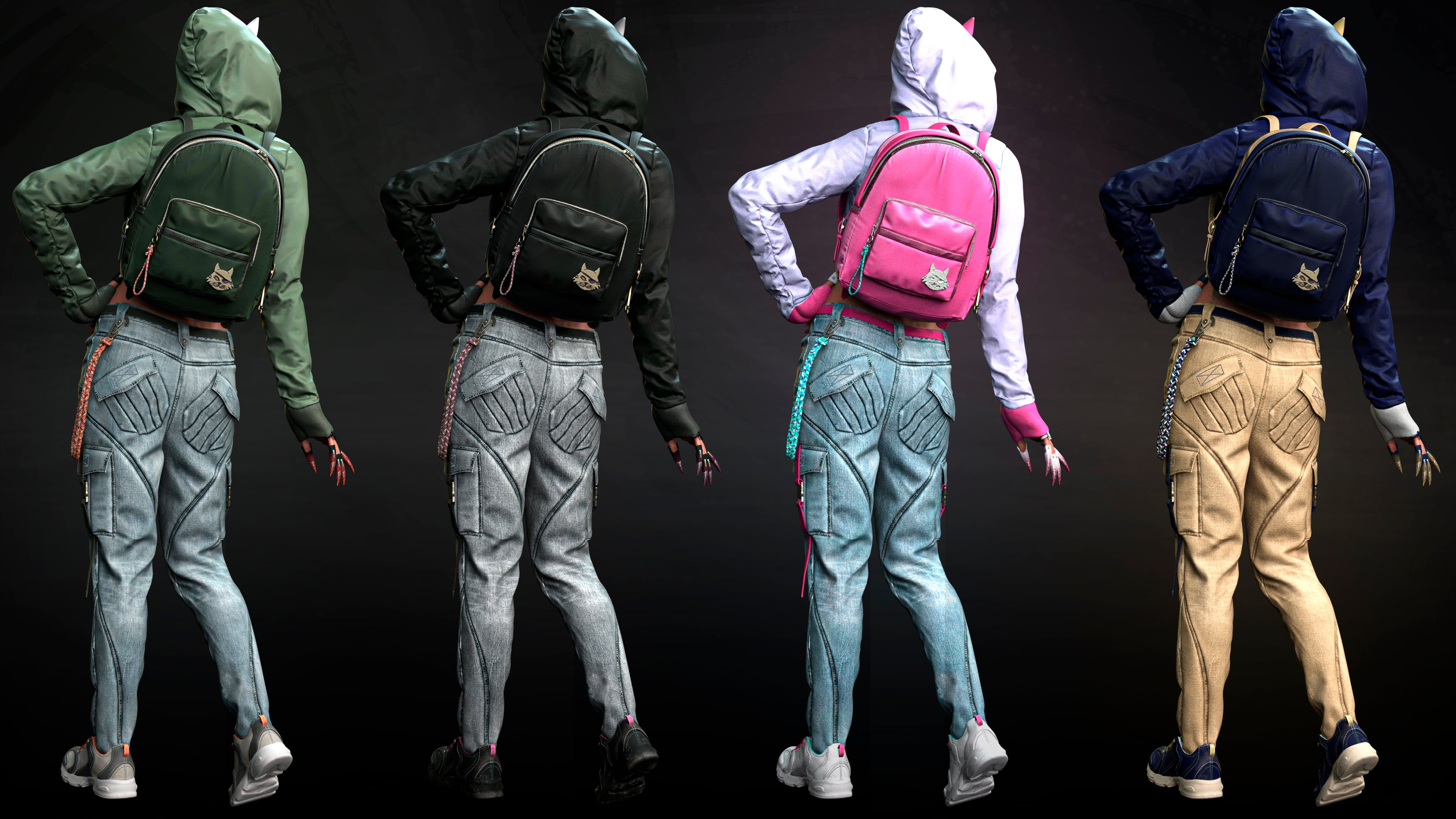 MiXu Paws HD Outfit for Genesis 9 | Daz 3D