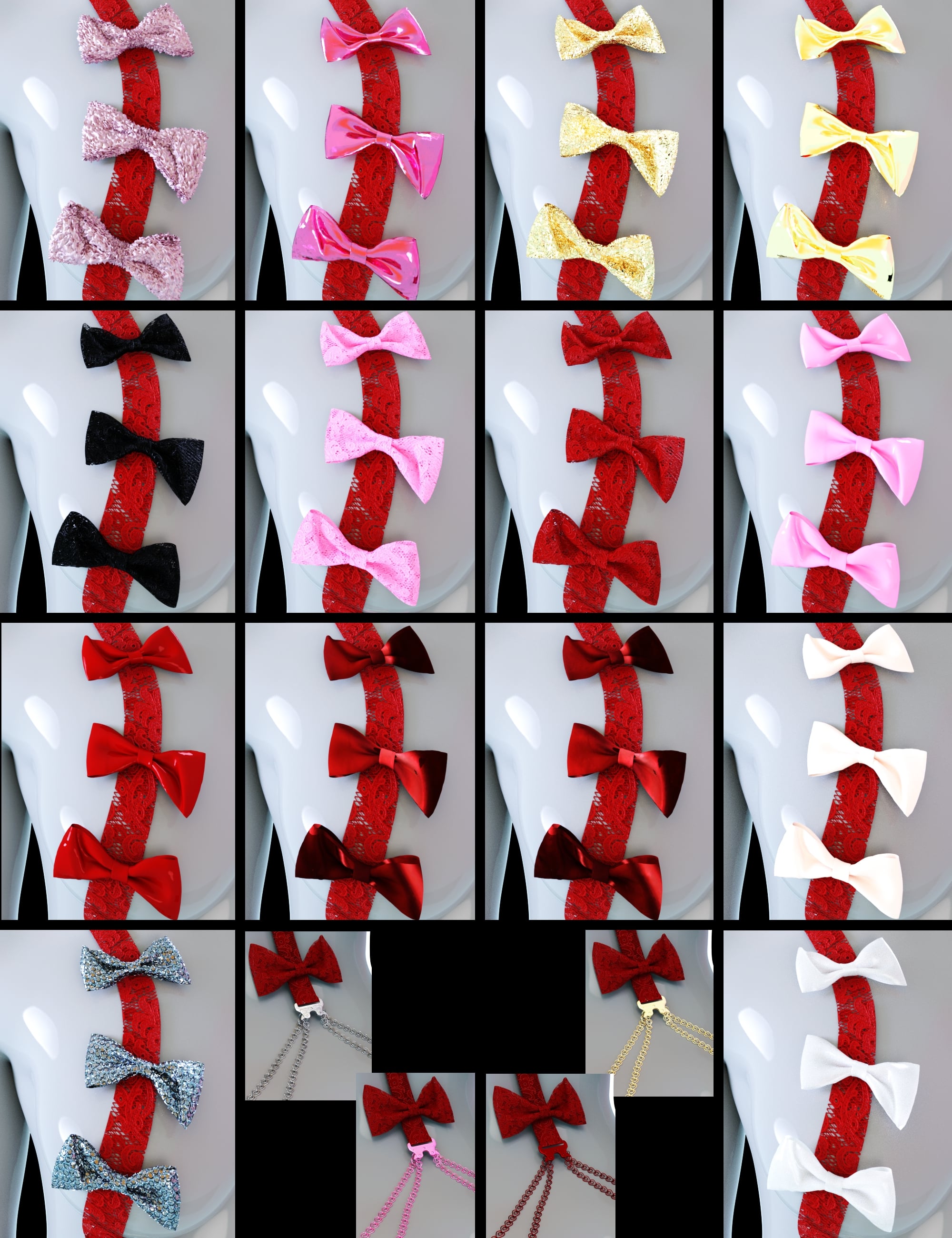 T3d Cupid's Bow - Wearables for Genesis 9 | Daz 3D