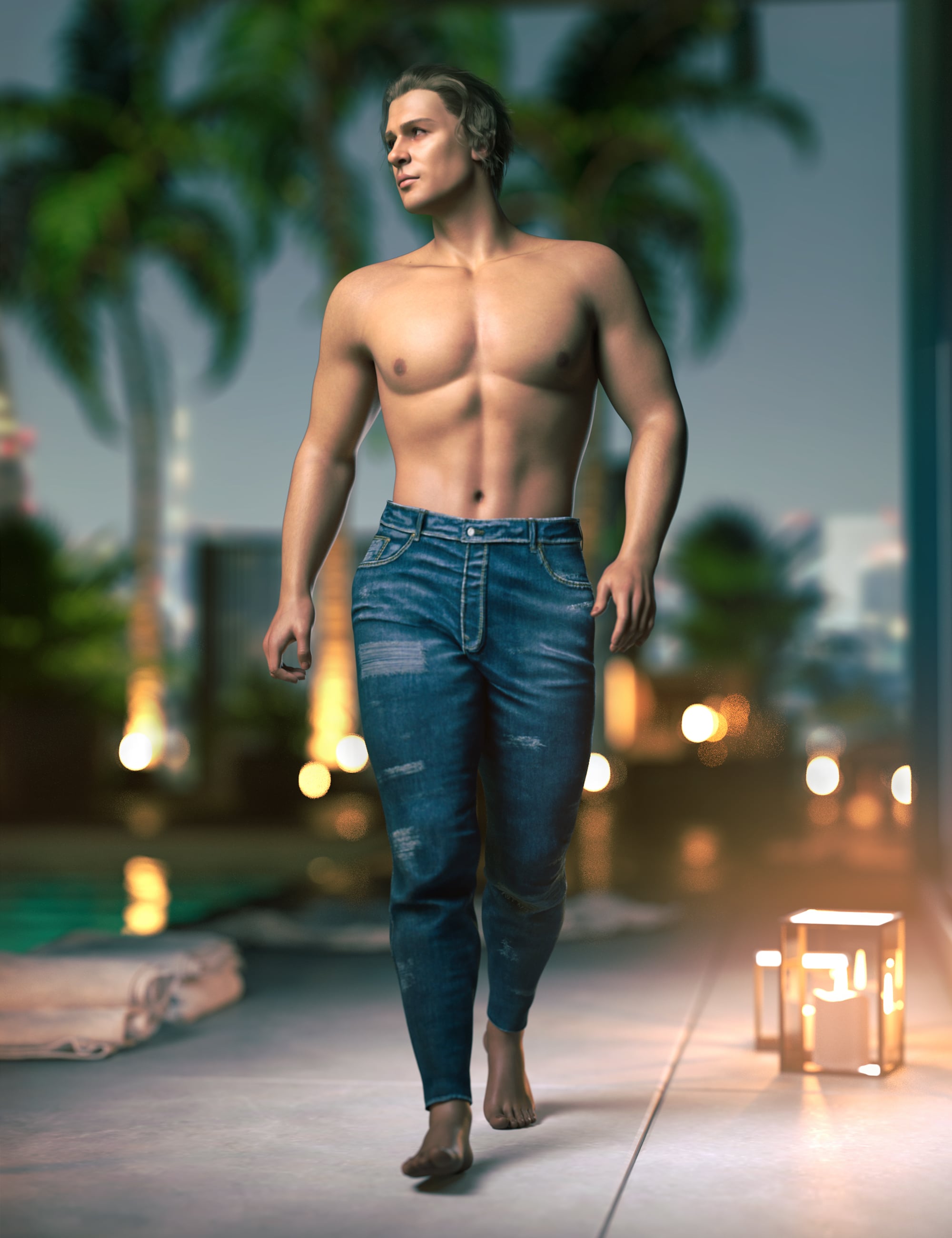 Z Rugged Male Shape and Pose Mega Set for Genesis 9 and 8 Male | Daz 3D
