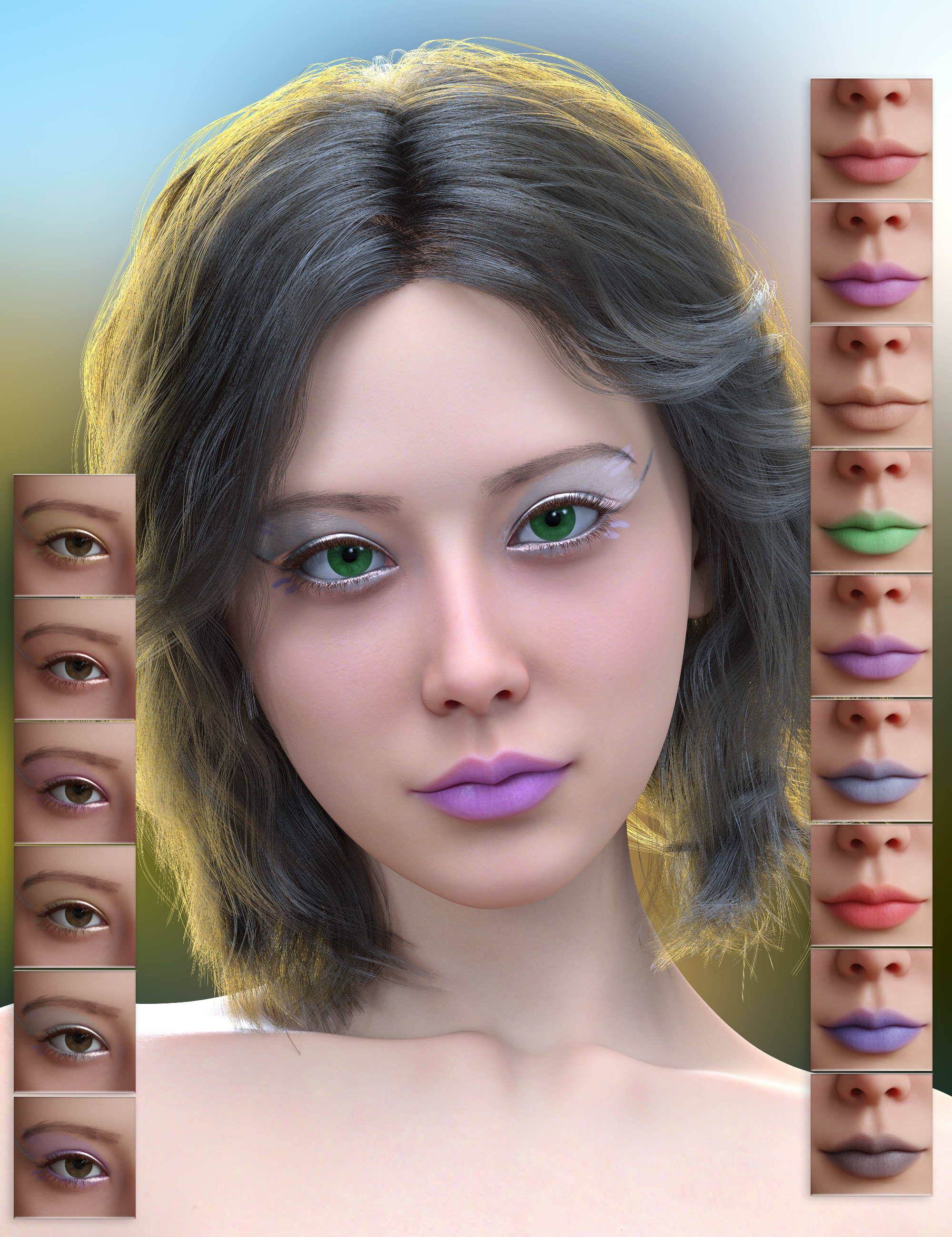 Vo Anne and Young, and Vo Daisy and Young HD for Genesis 9 Character ...