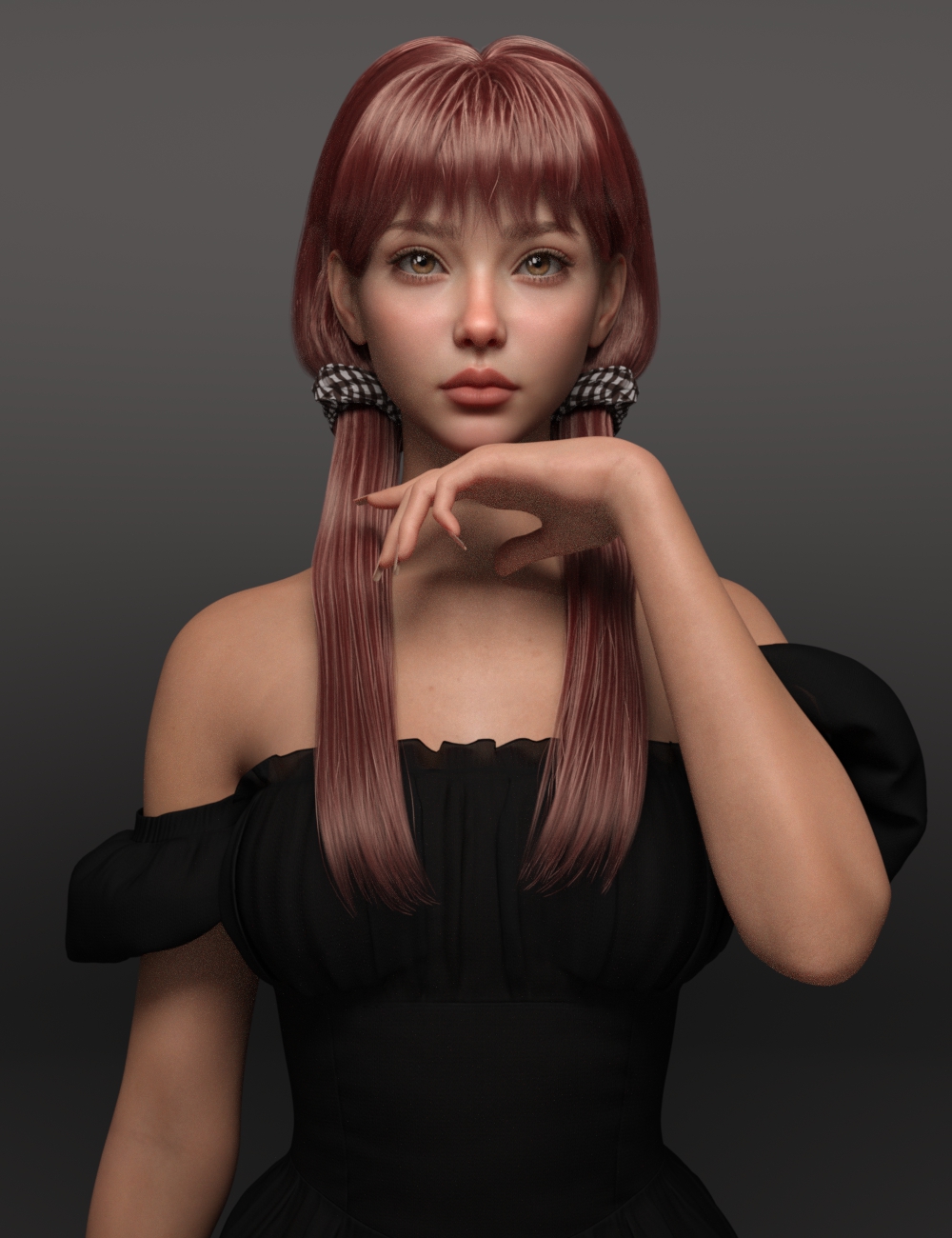 EG YNGE Halter Neck Dress, Hair and EG Lovely Poses Genesis 9 Bundle ...