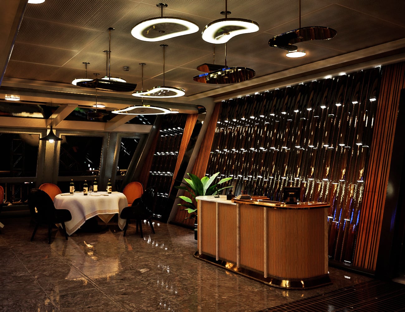 XI Rooftop Restaurant | Daz 3D