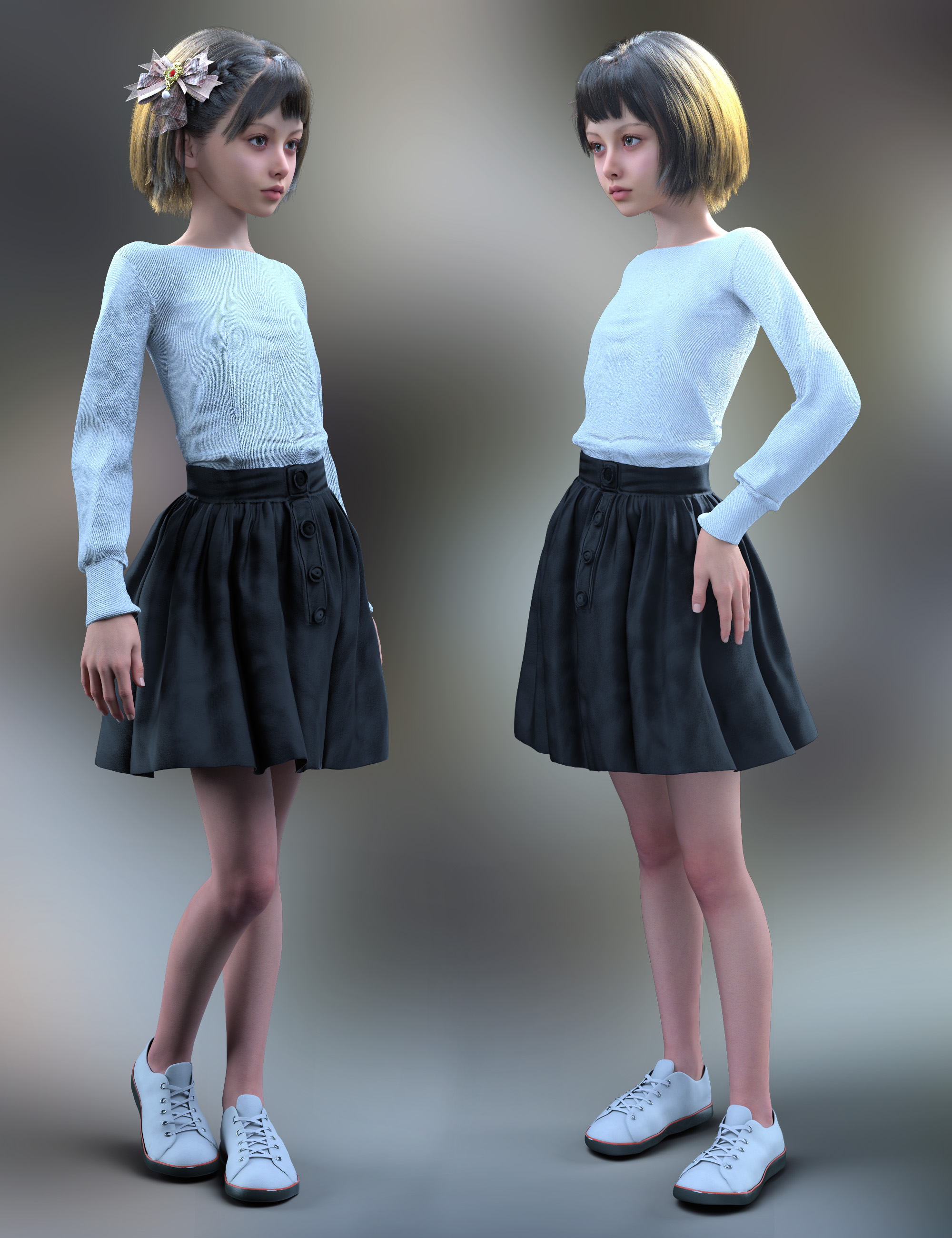 Vo Roki and Young, and Vo Yuna and Young HD for Genesis 9 Character ...