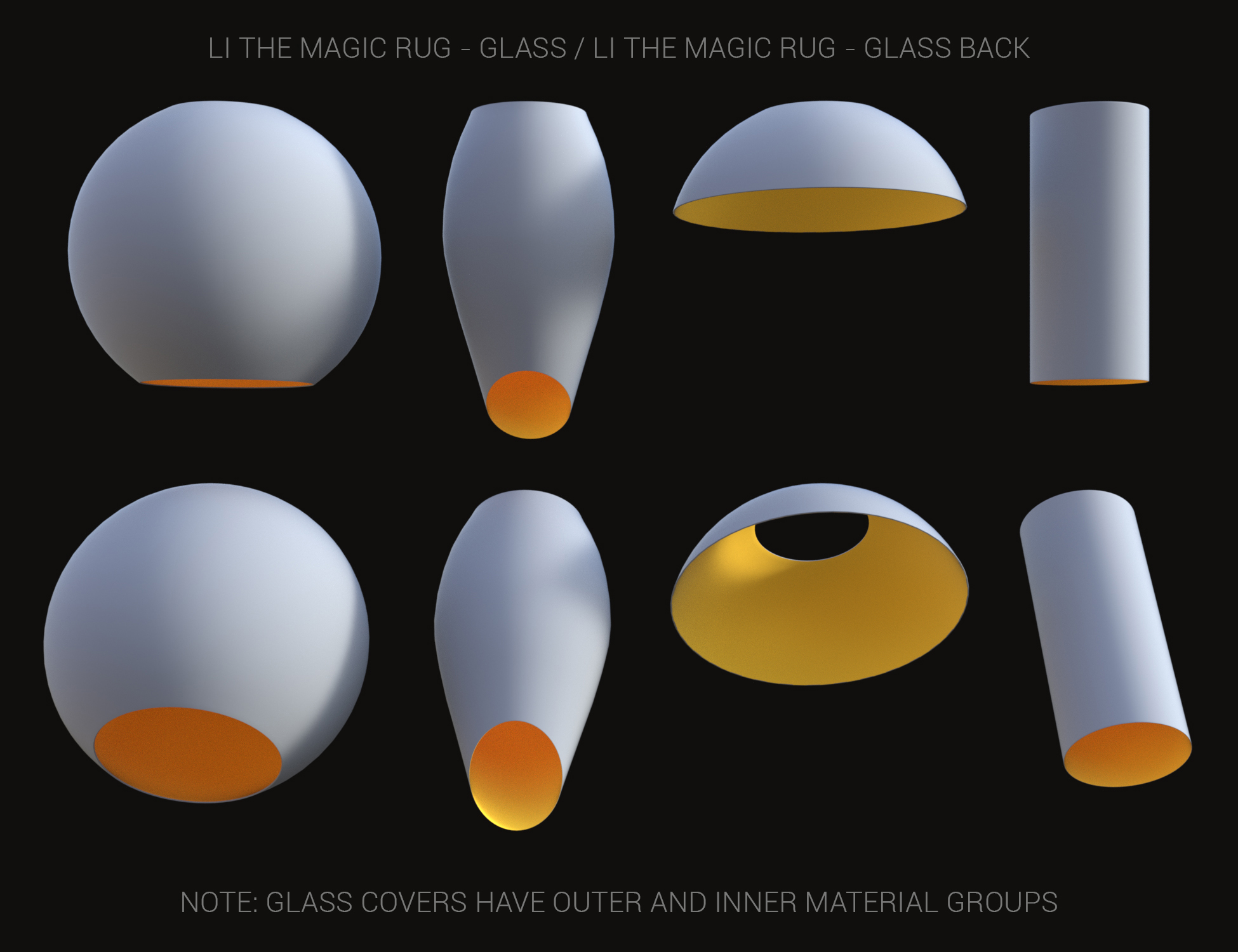 LI The Magic Rug - Lights Hanging 01 | Daz 3D