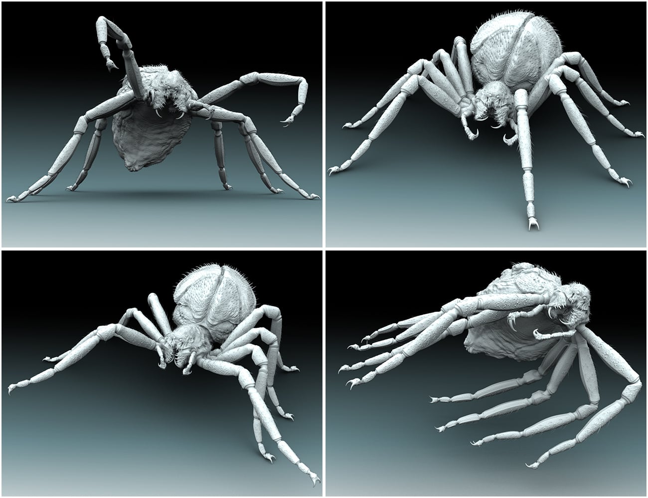 GP Monster Spider 2 Pose Pack | Daz 3D