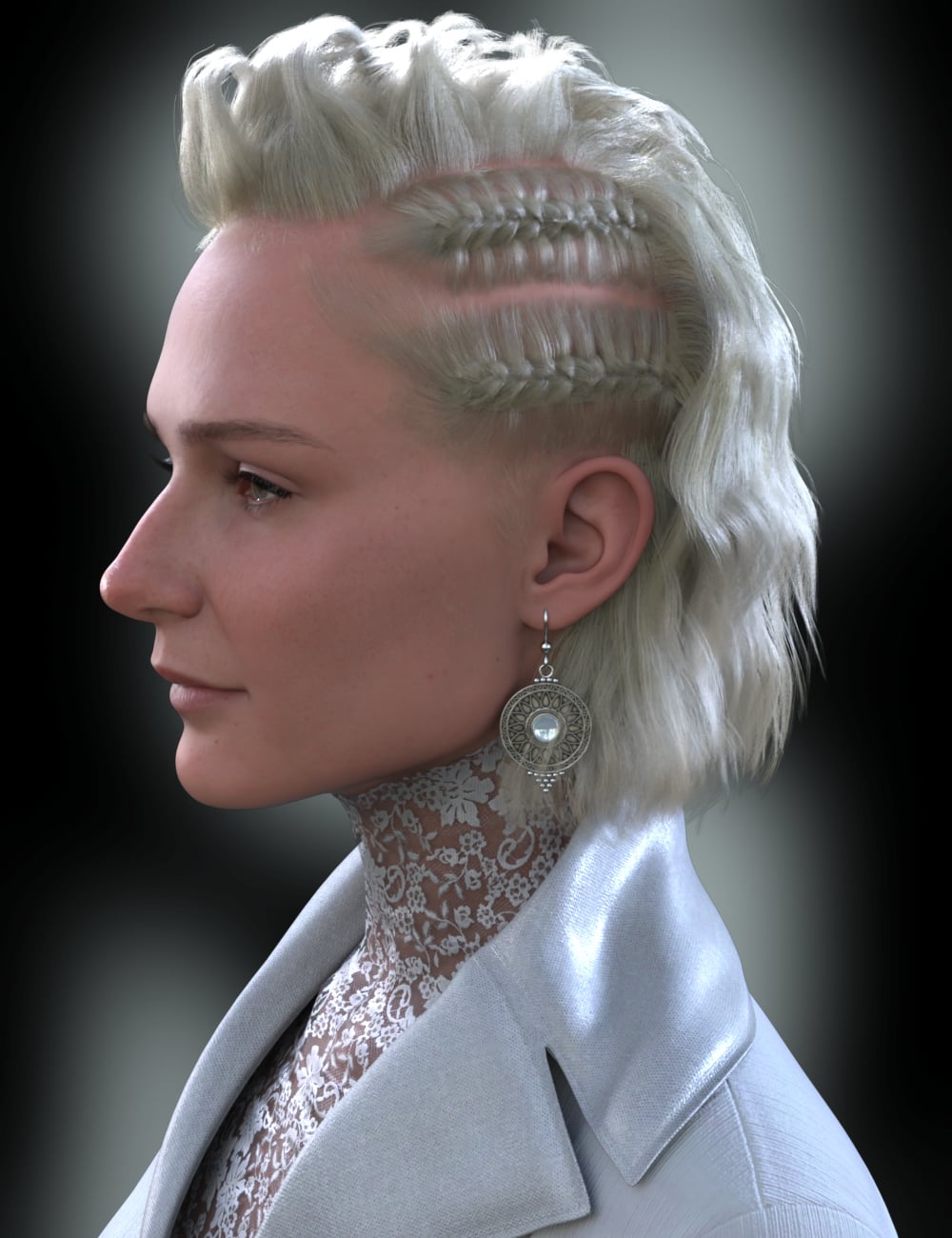 dForce Freydis Hair Expansion | Daz 3D