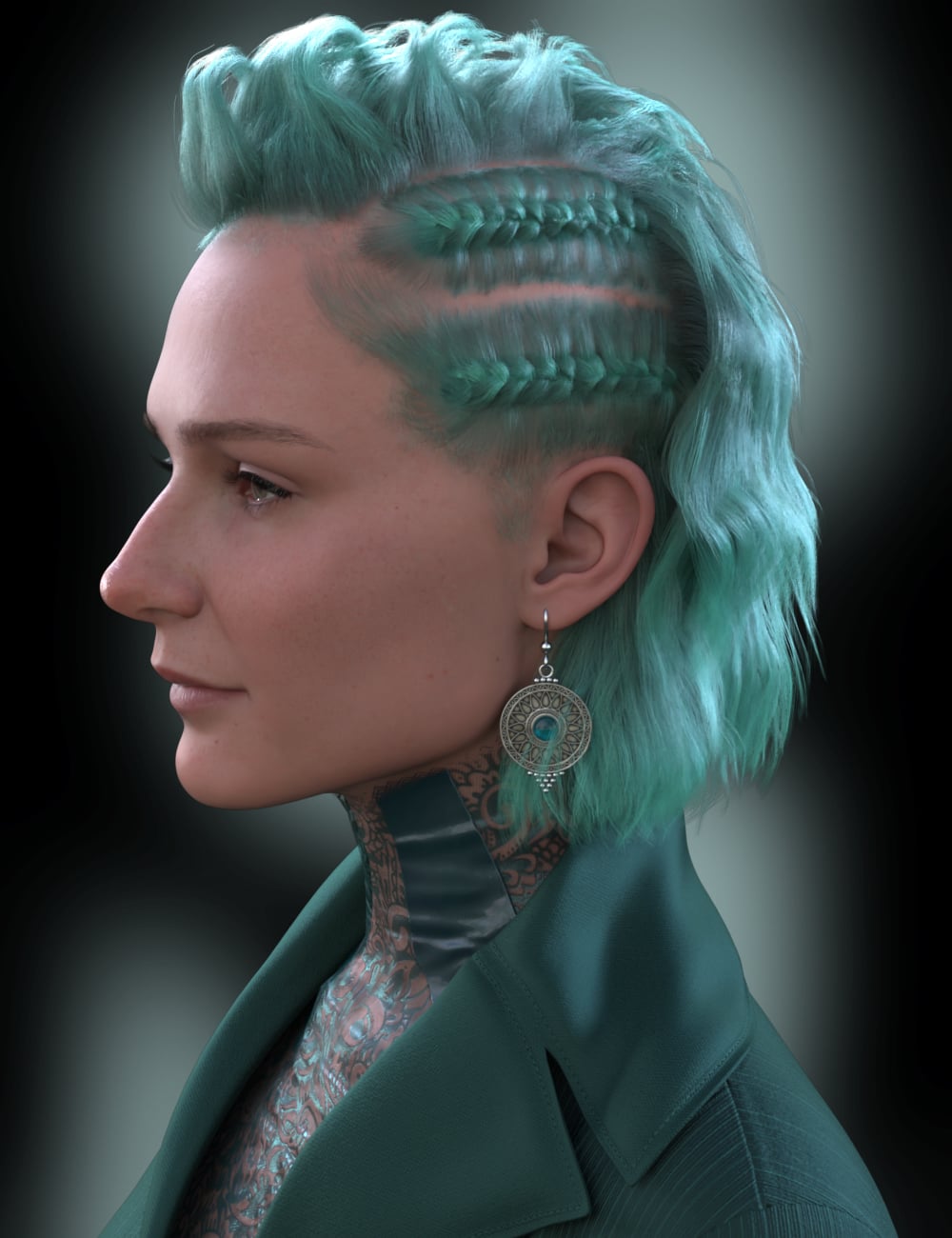 dForce Freydis Hair Expansion | Daz 3D