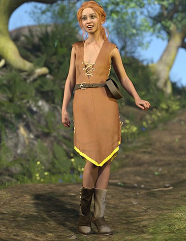 dForce Crossroads Outfit for Genesis 9 and Genesis 8 Female | Daz 3D