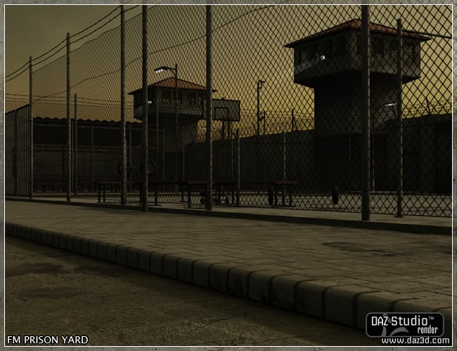 Prison Yard | Daz 3D