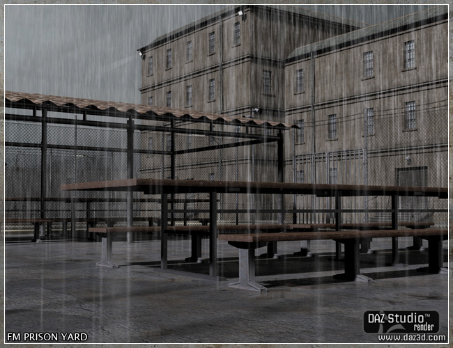 Prison Yard | Daz 3D