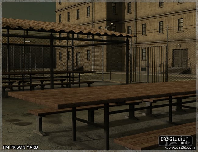 Prison Yard | Daz 3D