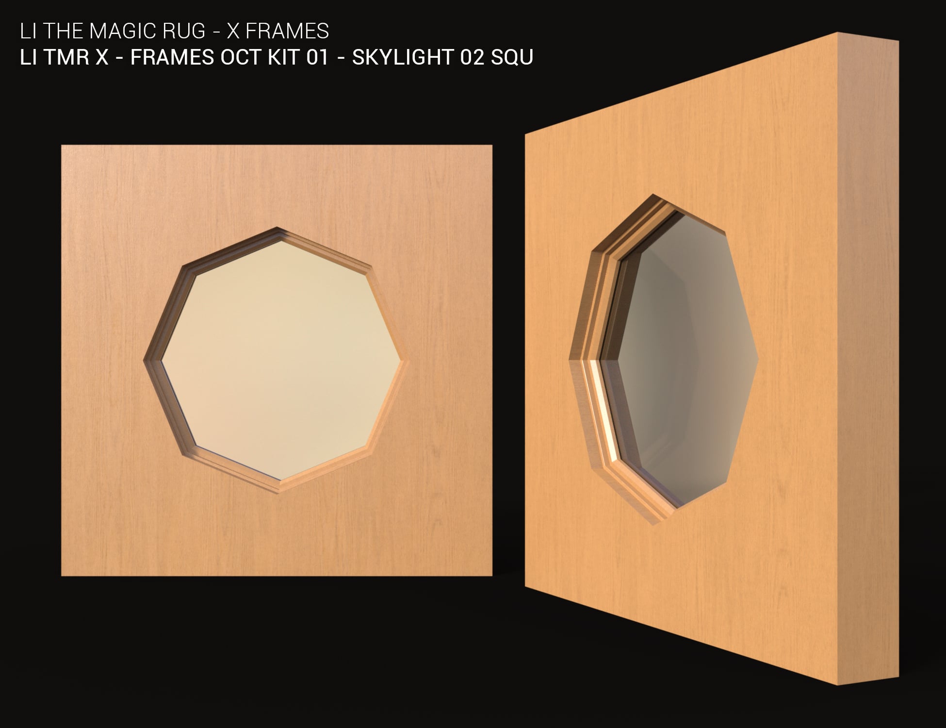 LI The Magic Rug - Frames Octagonal 01 | Daz 3D