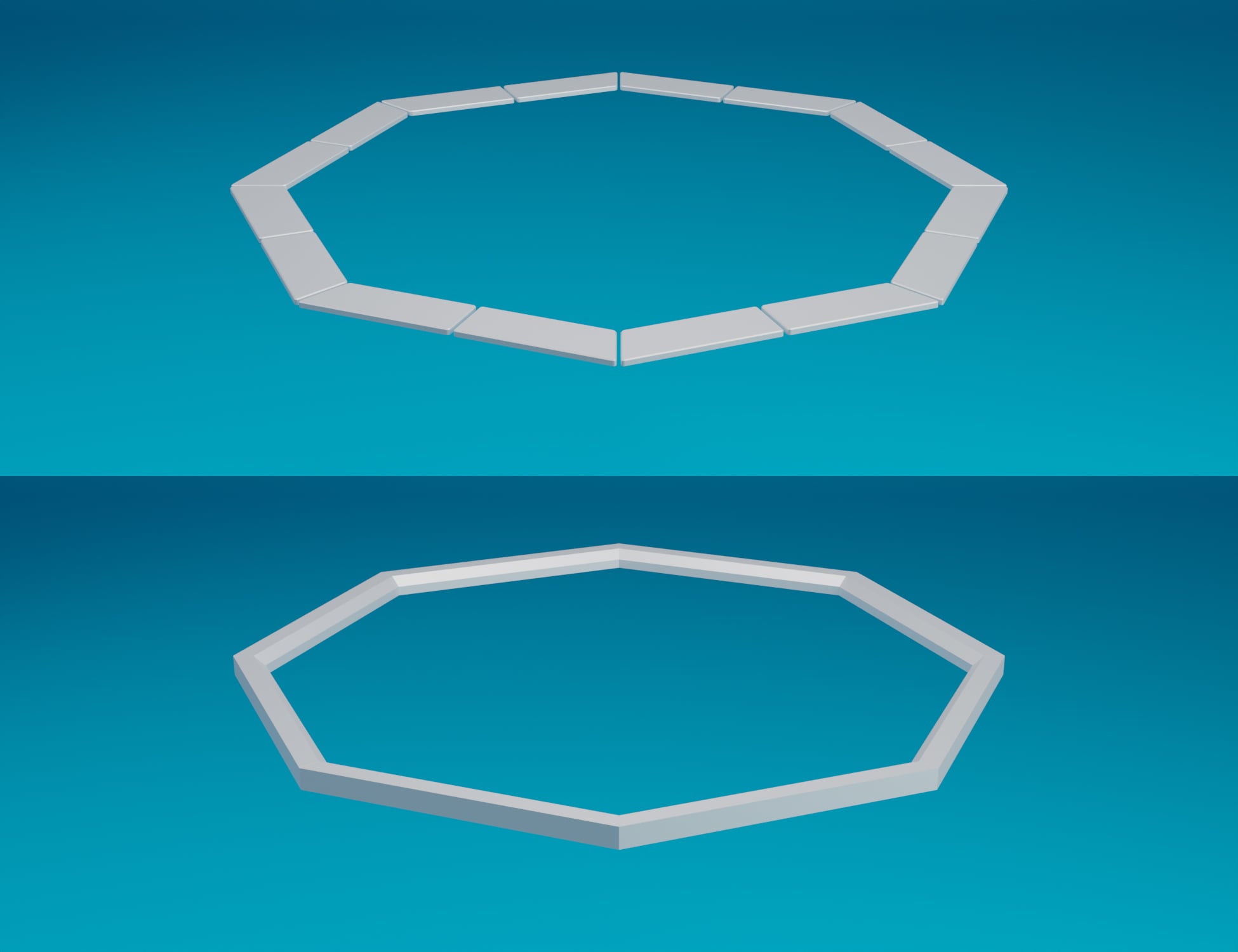 LI The Magic Rug - Frames Octagonal 01 | Daz 3D