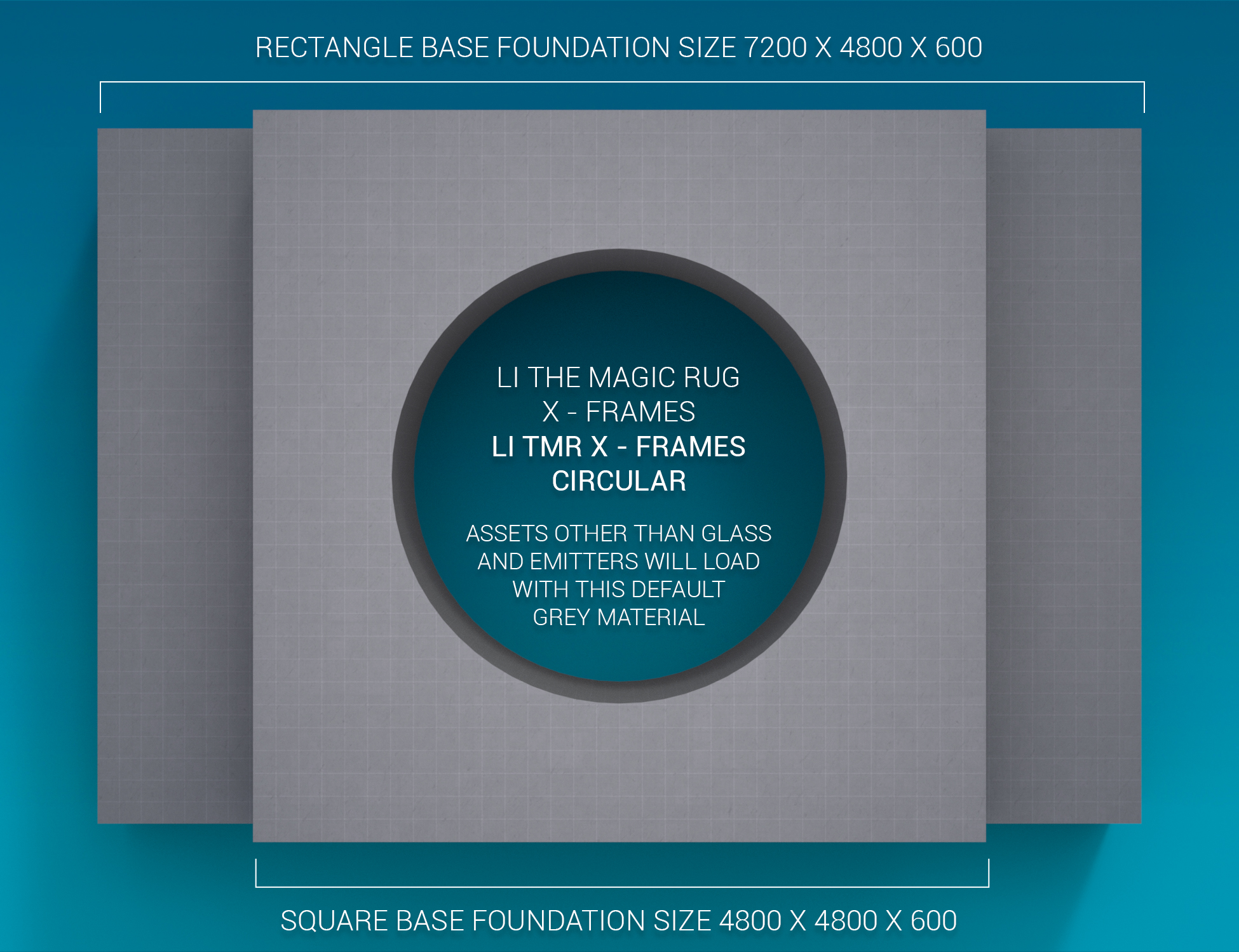 LI The Magic Rug - Frames Circular 01 | Daz 3D