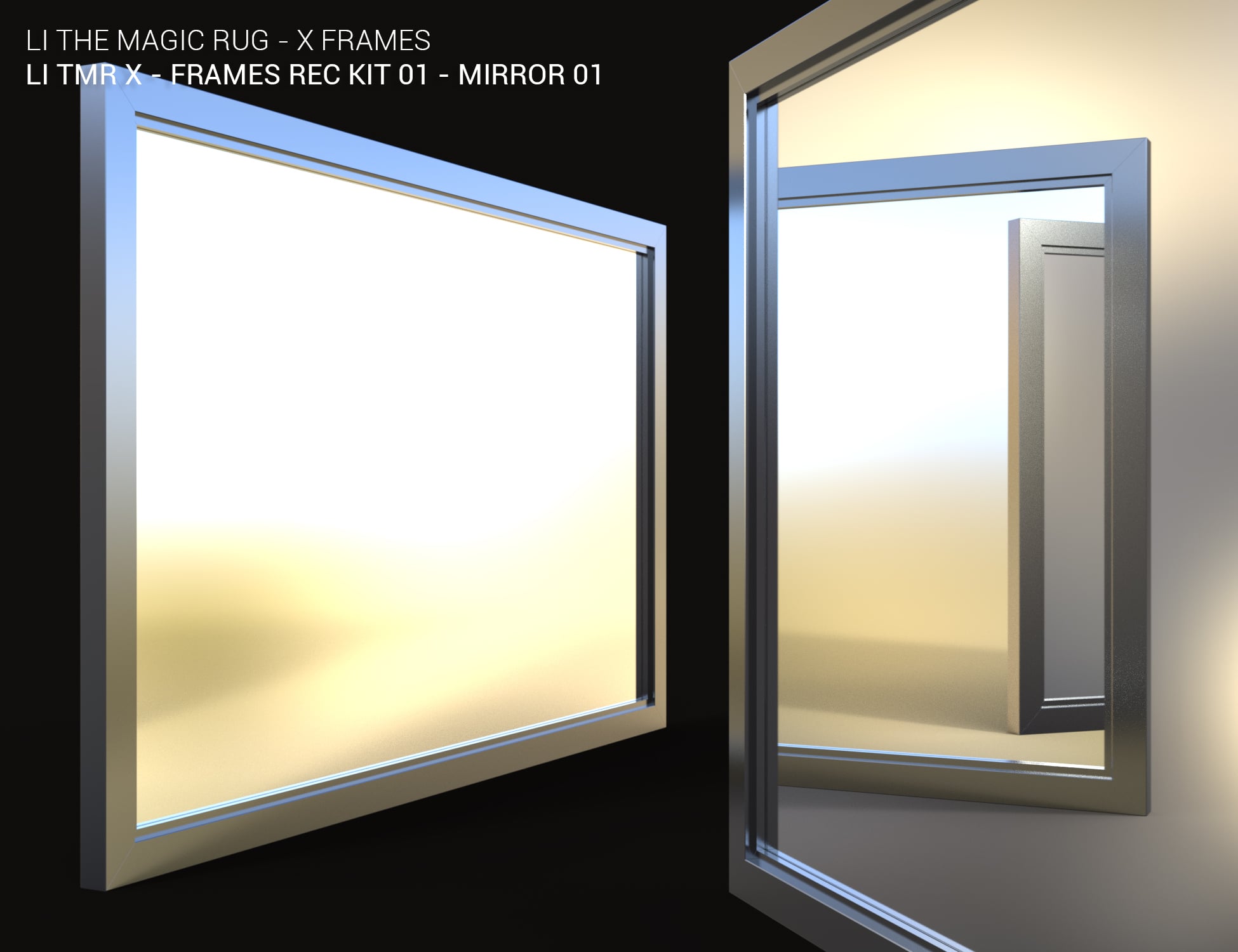 LI The Magic Rug - Frames Rectangular 01 | Daz 3D