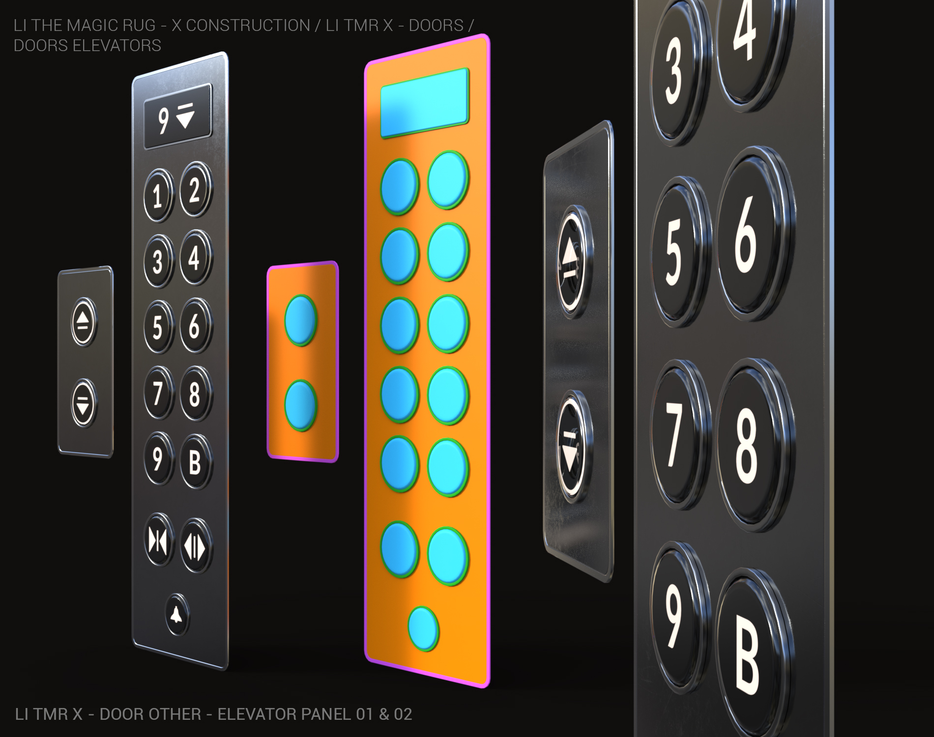 LI The Magic Rug - Doors Elevator 01 | Daz 3D
