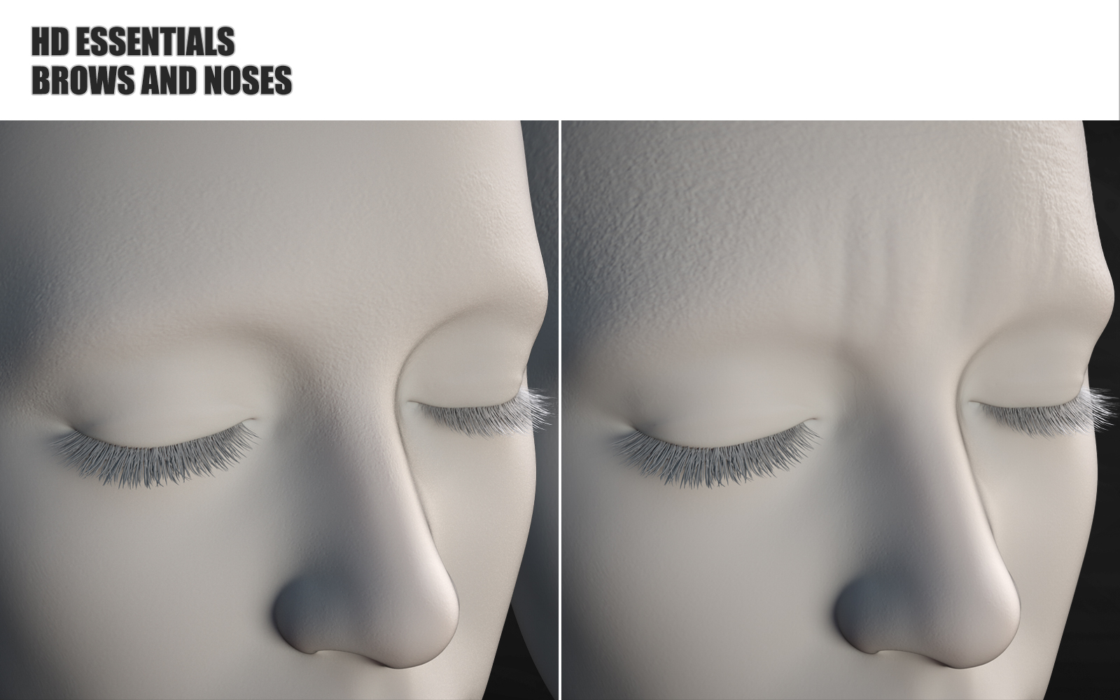 HD Essentials Brows and Noses for Genesis 9 | Daz 3D