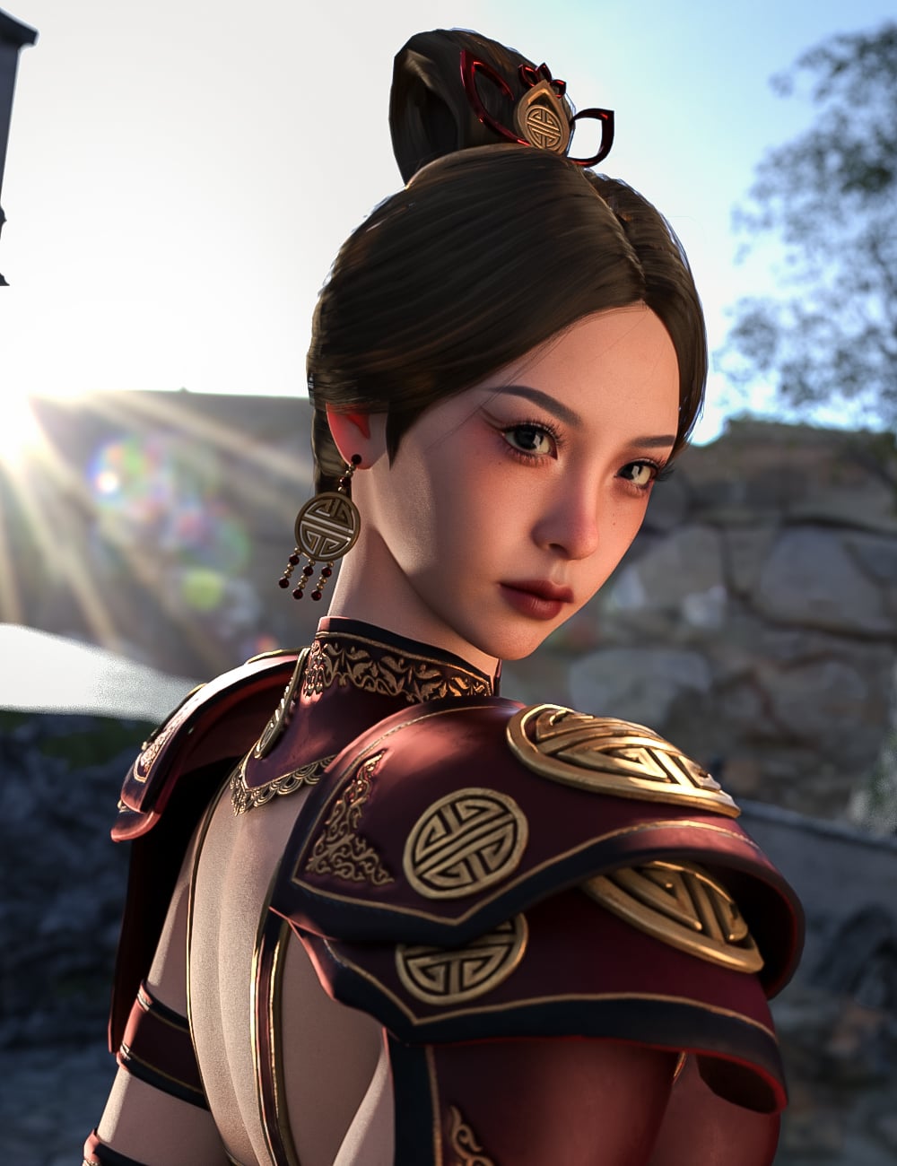 Dreadwyrm Regalia Eastern Fantasy Bundle for Genesis 8, 8.1 and 9 | Daz 3D