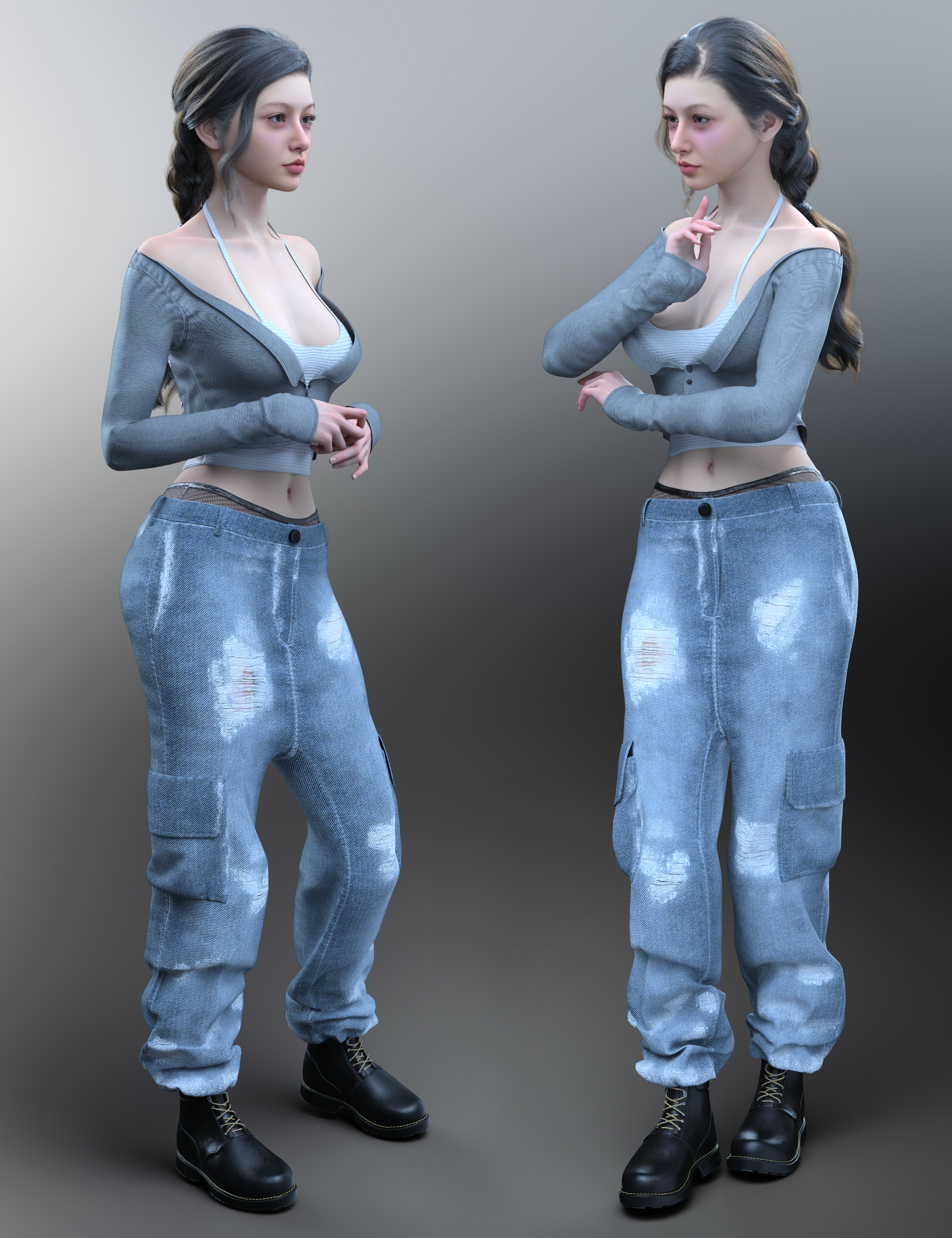Vo Nagi and Young, and Vo Kaede and Young HD for Genesis 9 Character ...
